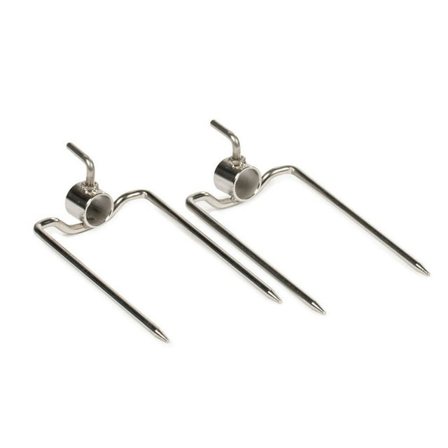 Ash & Ember Pair Dual Prong BBQ Rotisserie Forks Fit 1" Round ...