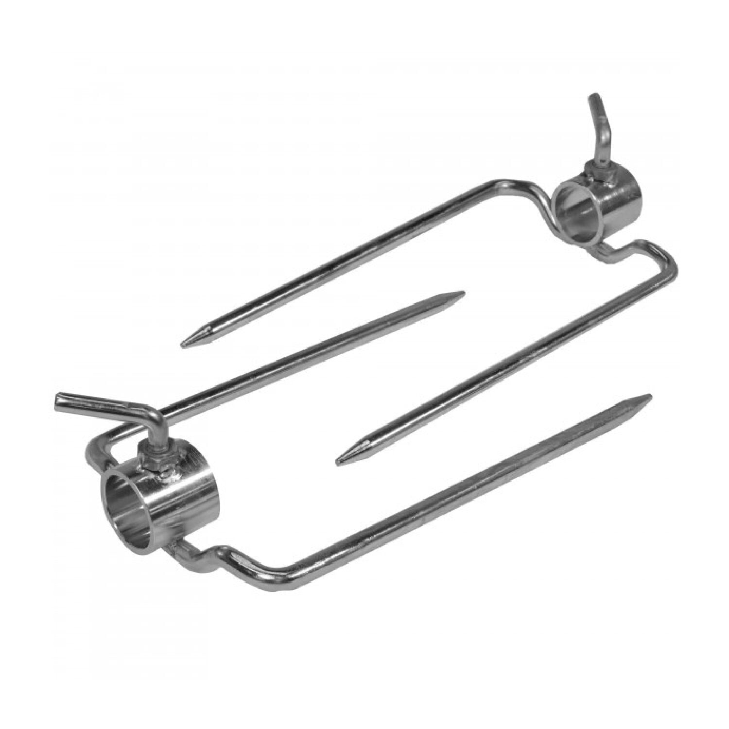 Ash & Ember Pair Dual Prong BBQ Rotisserie Forks Fit 1" Round ...
