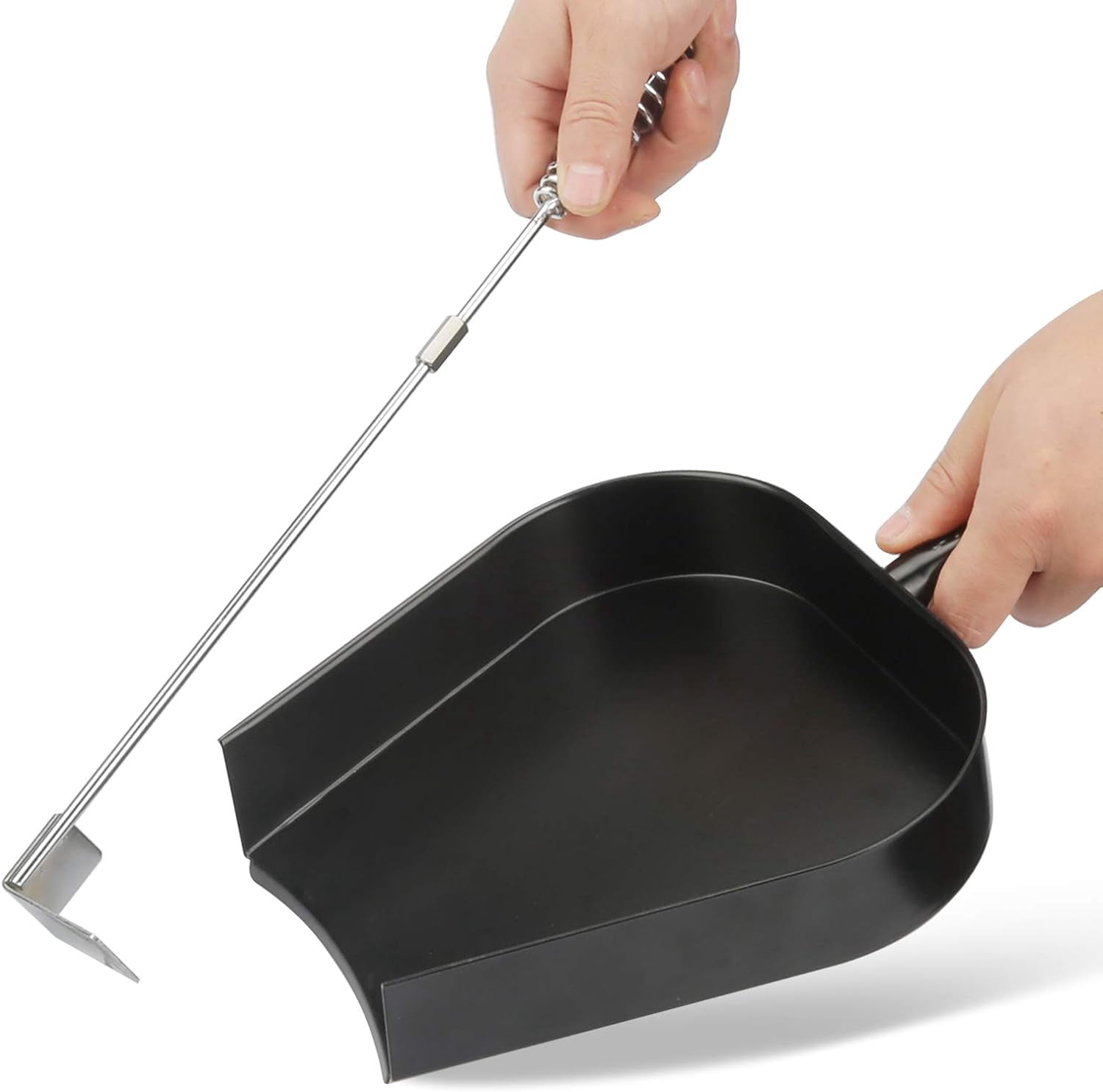 Ash Pan for Ash Tool Stainless Steel Charcoal Poker Rake BGE Large Size ...