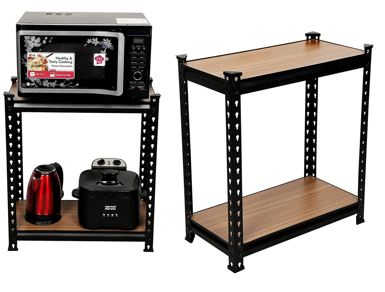 Ash Roh Adjustable Shelves BoltLess Laminate MDF Sheet Storage Shelving ...