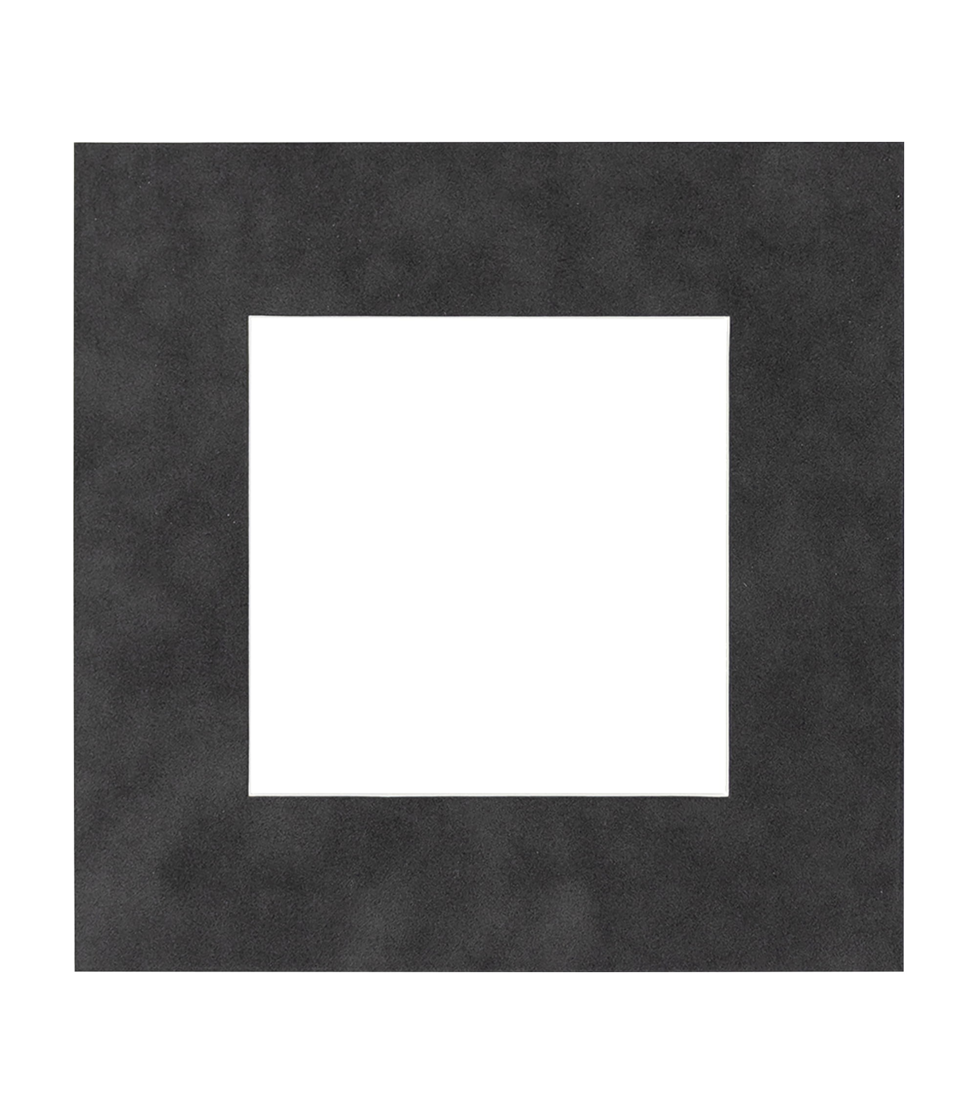 Ash Suede Acid Free 12x12 Picture Frame Mats with White Core Bevel Cut ...