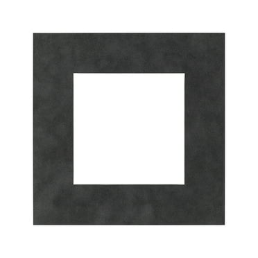 Pack of 10 16x16 Square White Picture Mats with White Core Bevel Cut ...