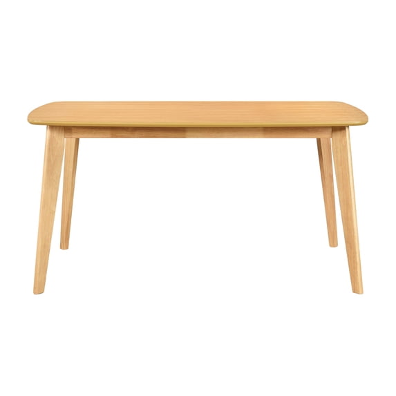 Ash Veneer Wood 6 - Person Dining Table / Suitable for Casual Kitchen ...