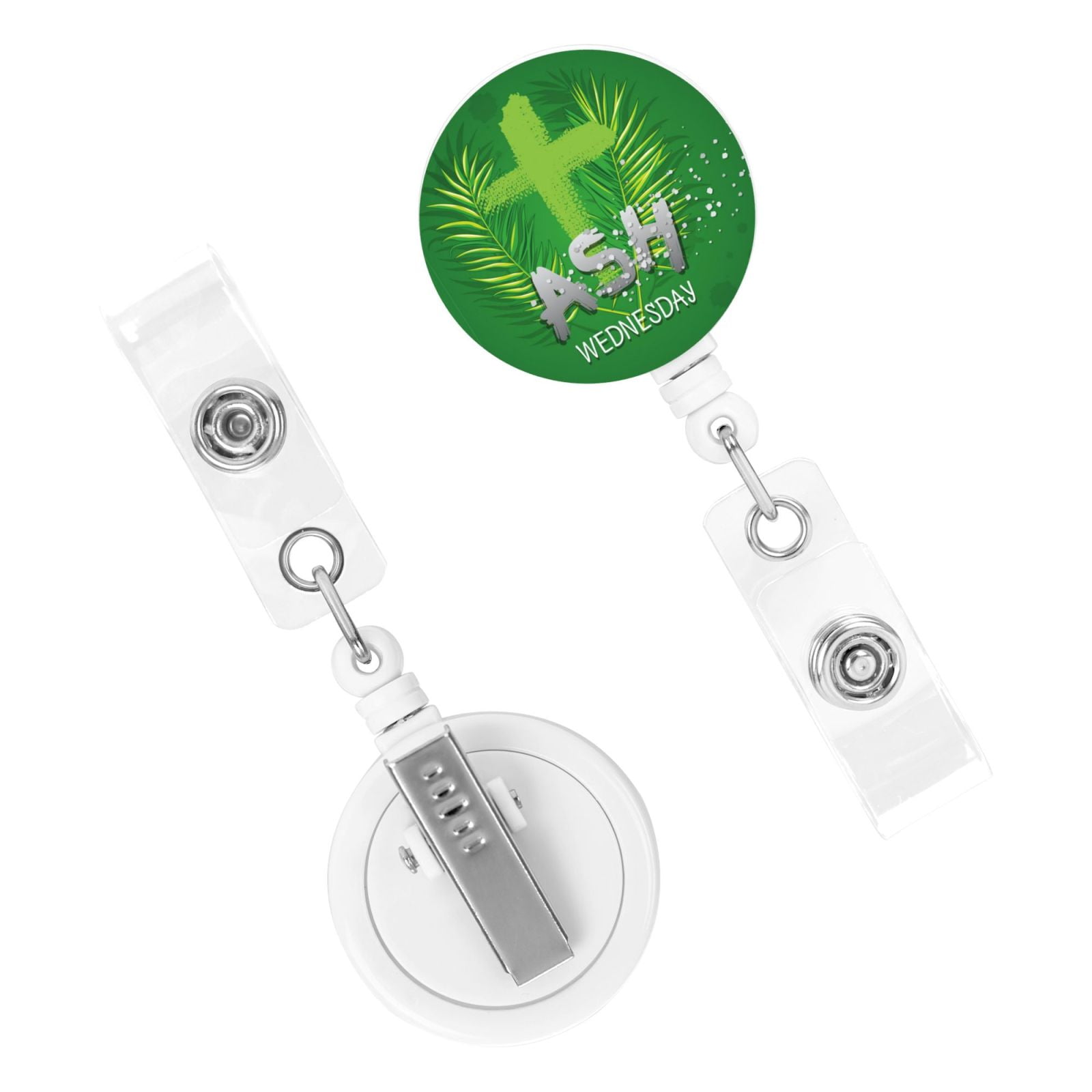 Ash Wednesday Badge Reel Retractable Badge Clip Id Card Name Tags ...