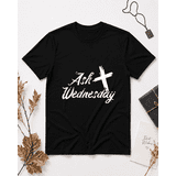 Ash Wednesday Cross Remind Me Christian Lent Religious Season Unisex T ...