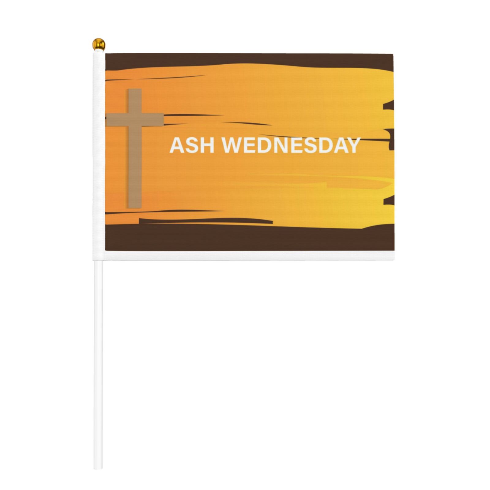 Ash Wednesday Flag Small Mini Hand Held Flags Small Miniature Flags 5 ...