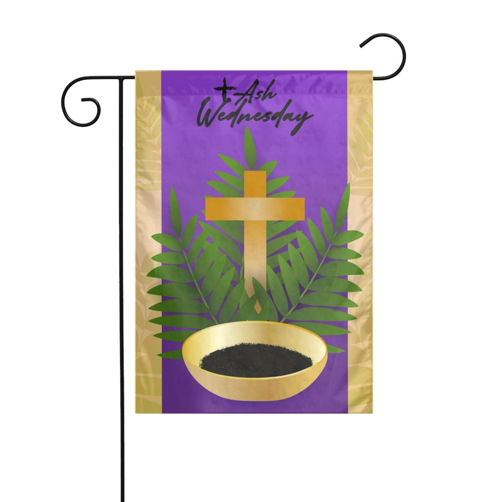 Ash Wednesday Garden Flag Double Sided Yard Banner Flags 12*18 Inches ...