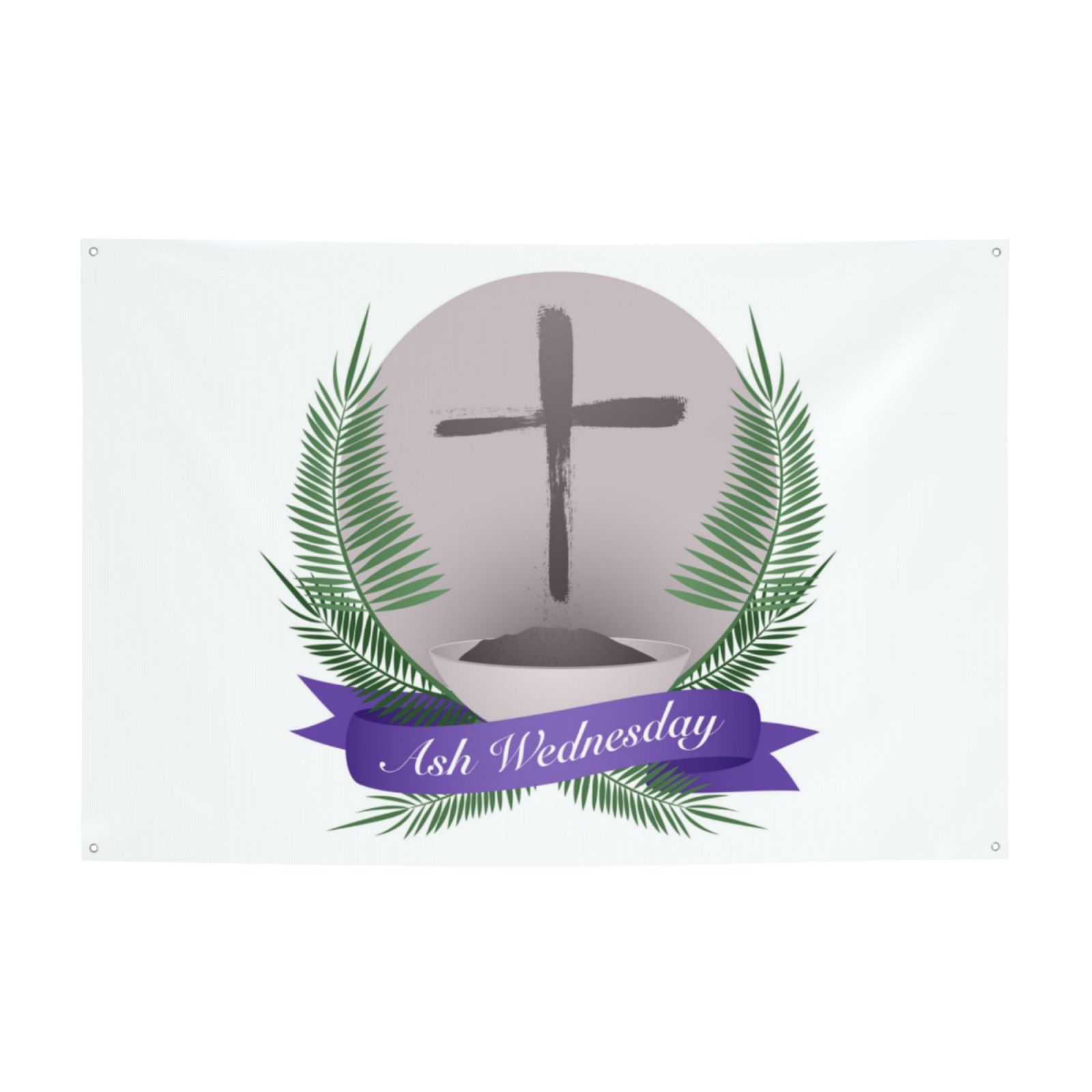 Ash Wednesday Large Banner Party Decorations Sign Banner Party Supplies ...