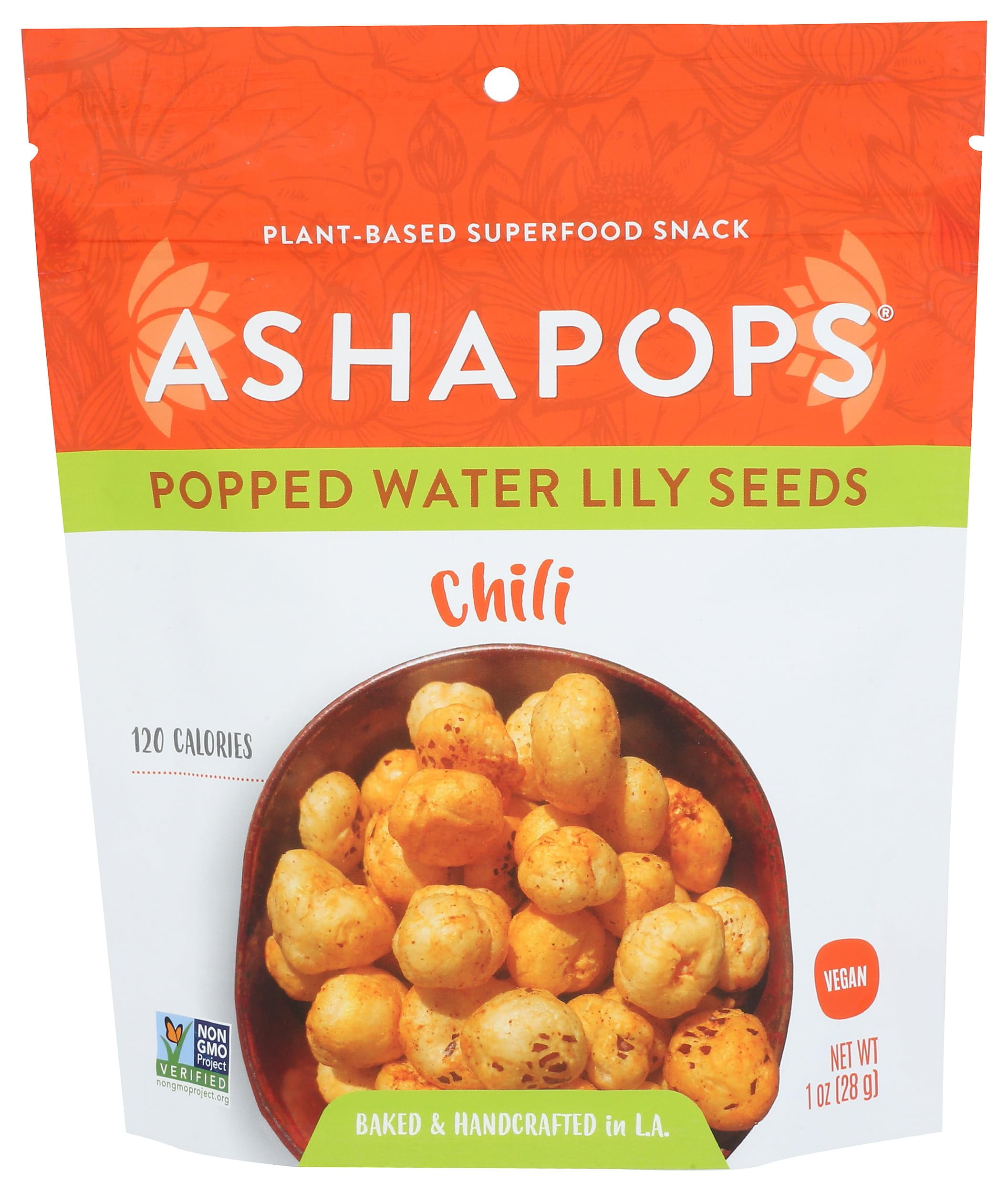 AshaPops Chili Lime Popped HHA1 Water Lily Seeds, 1 OZ - Walmart.com