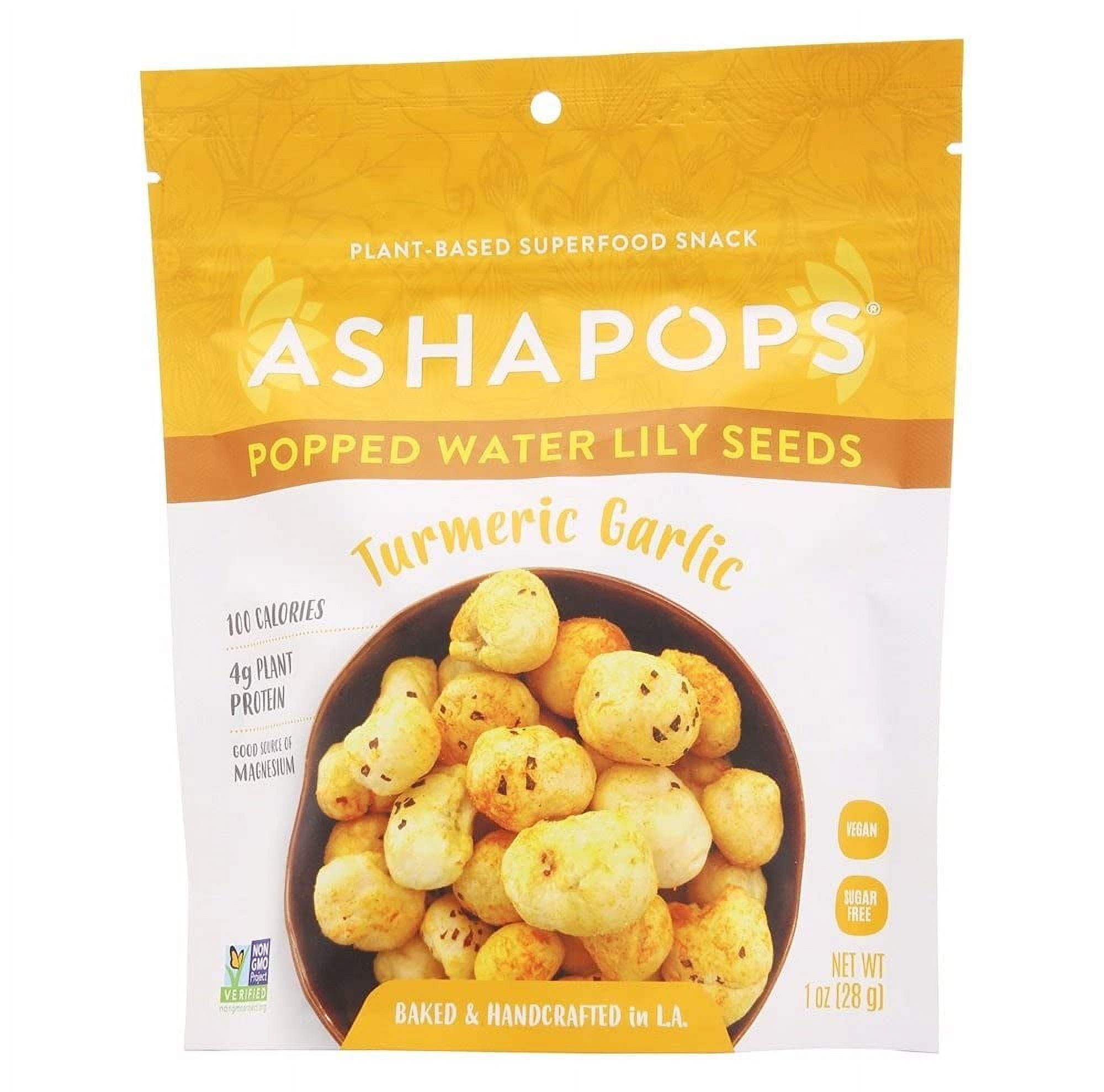 AshaPops Turmeric Popped Water Lily Seeds - Handcrafted | Gluten Free ...