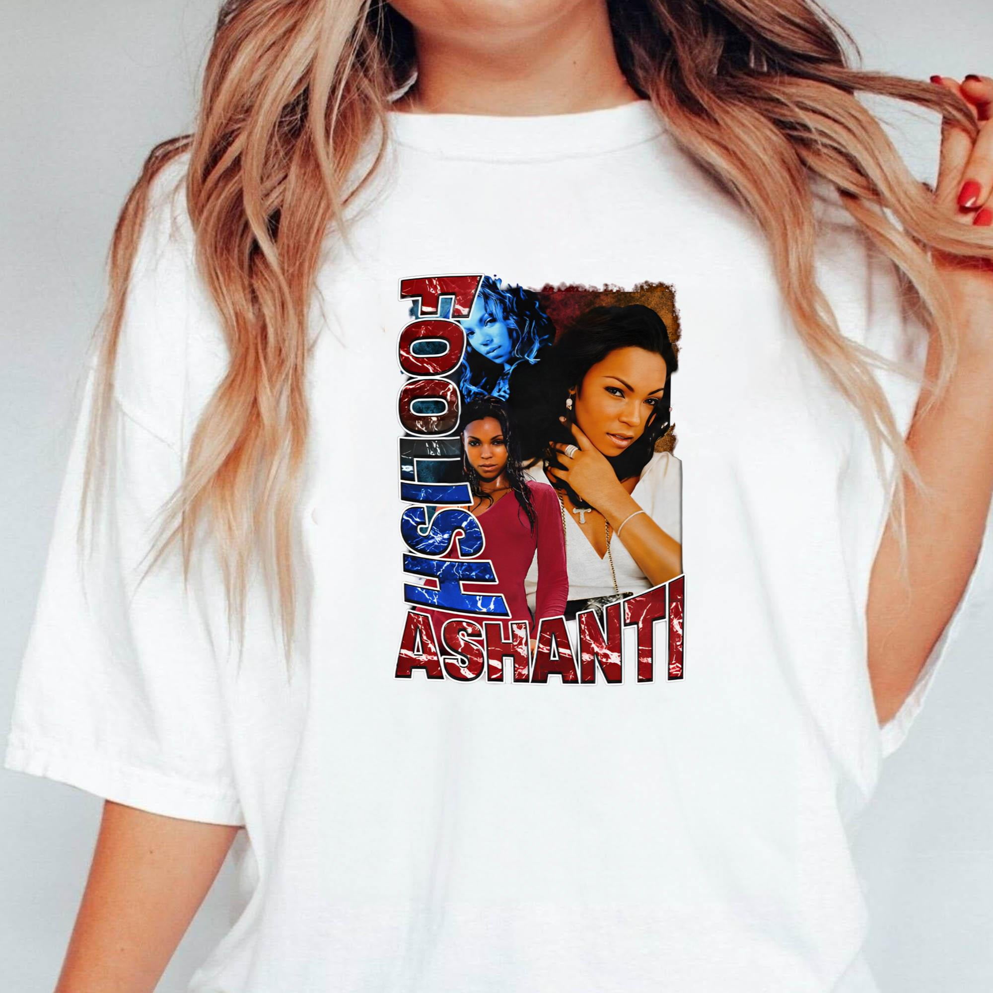 Ashanti Foolish R&B Singer Vintage Inspired 90s Fan Graphic Unisex T ...