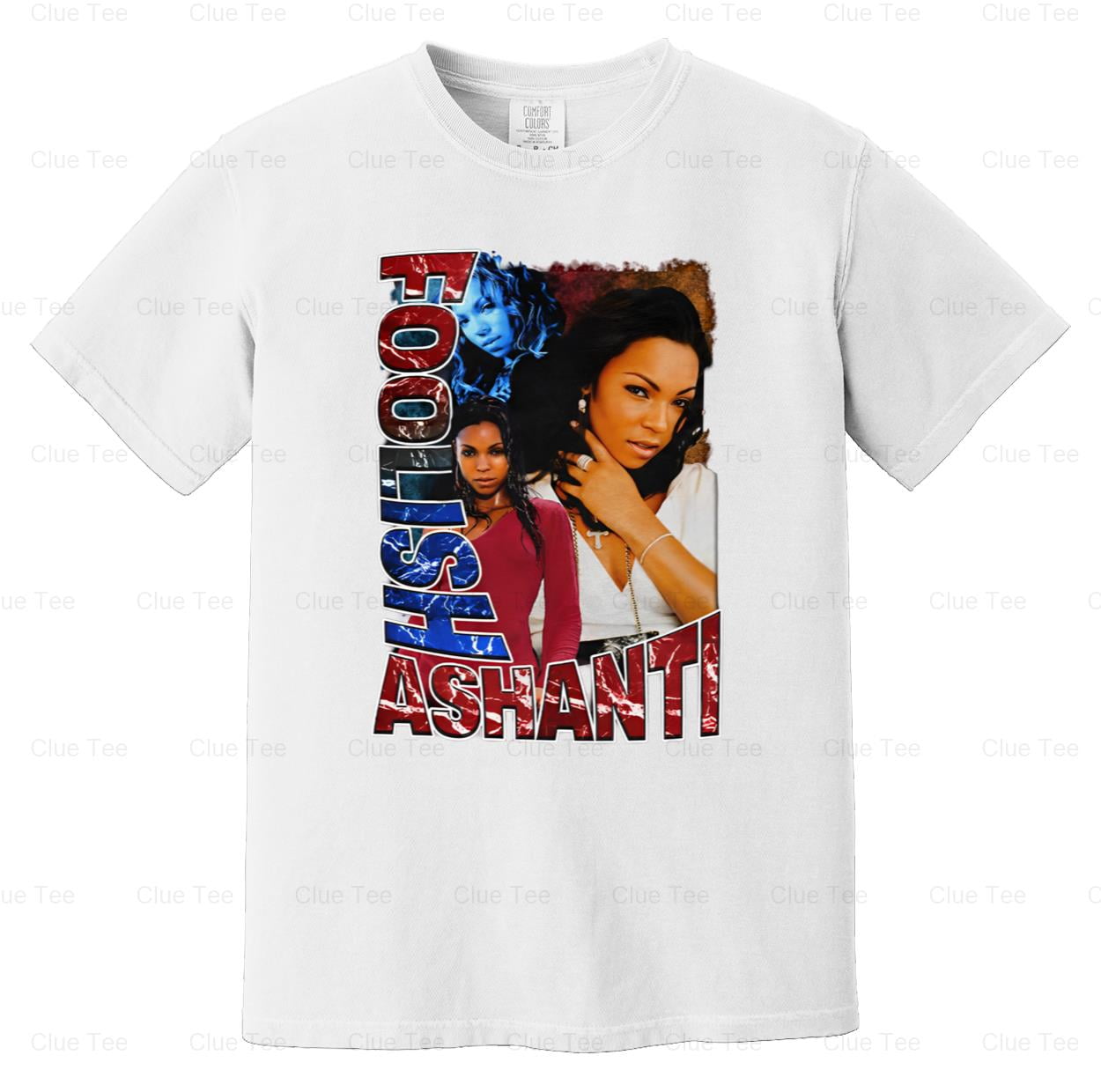Ashanti Foolish R&B Singer Vintage Inspired Fan Graphic Art Comfort ...