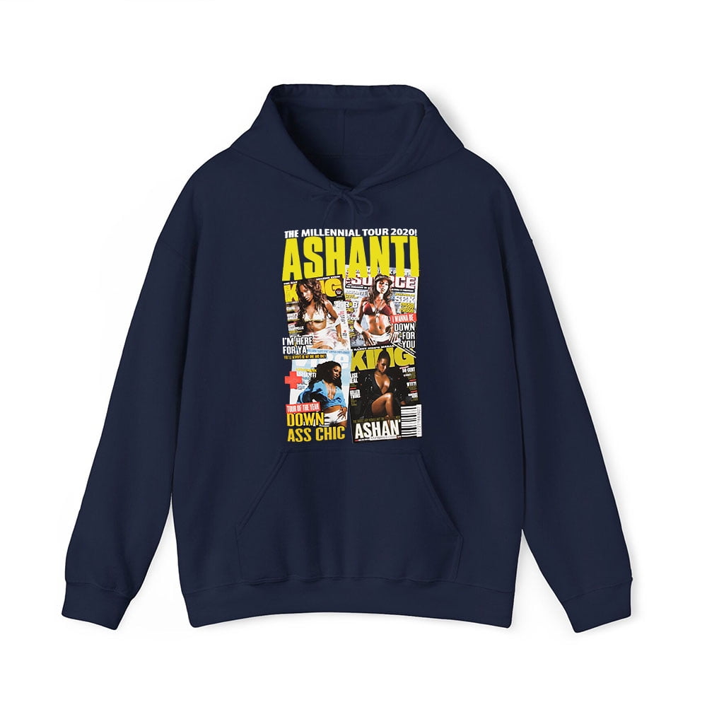 Ashanti Merch Cover Girl Hoodie Printed Hoodies Men Women Long Sleeve ...