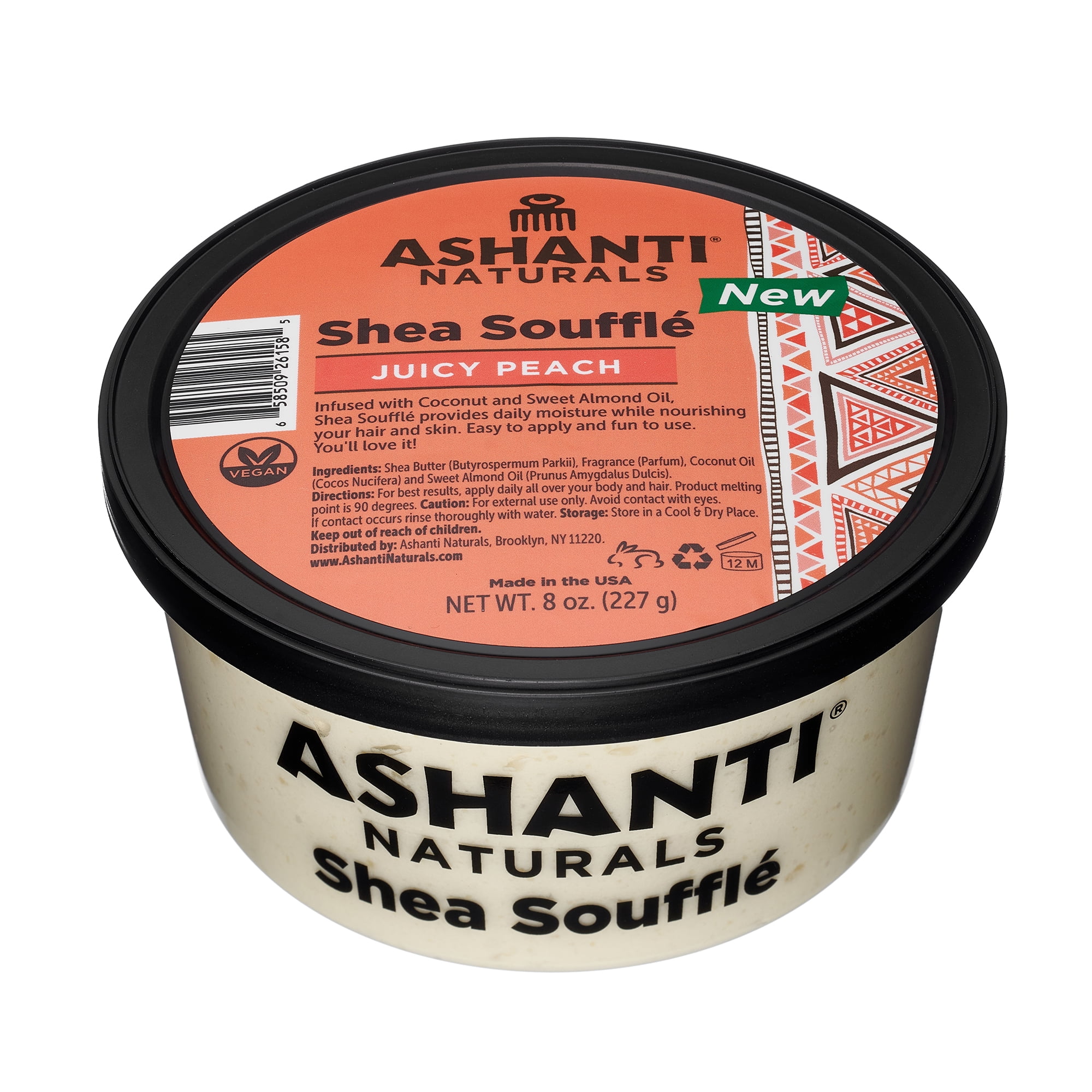 Ashanti Naturals- Shea Souffle Juicy Peach 8 oz - Walmart.com