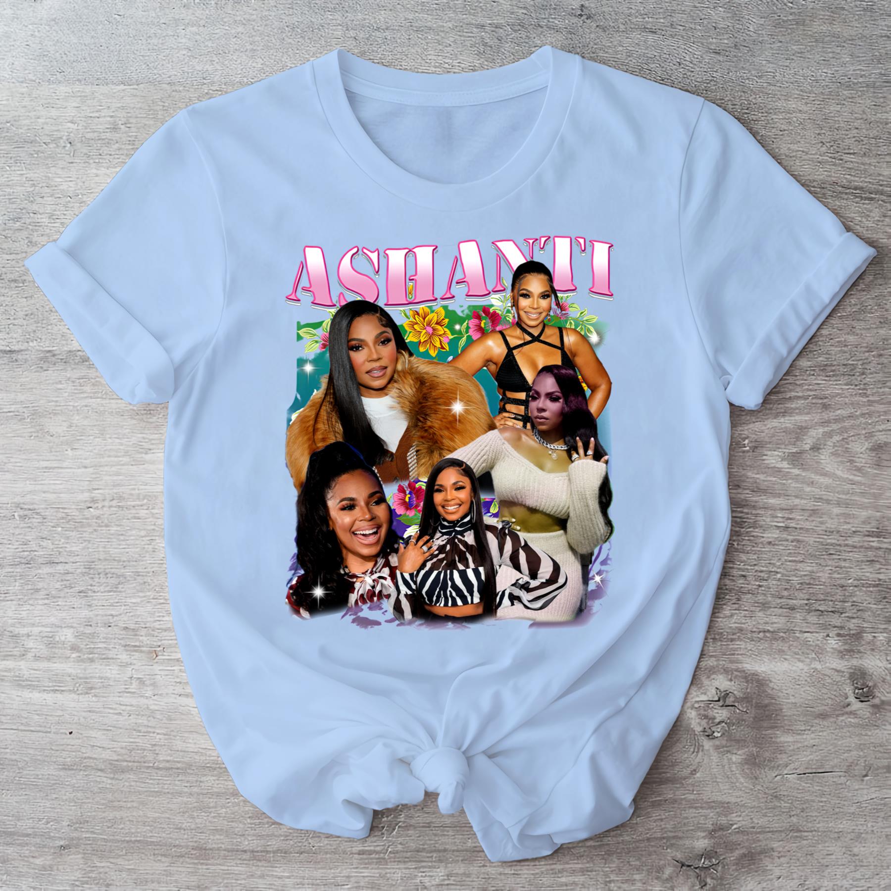 Ashanti , Rap Tshirt , hiphop artist, 90s, rapper, rap tee ,-TH40184 ...