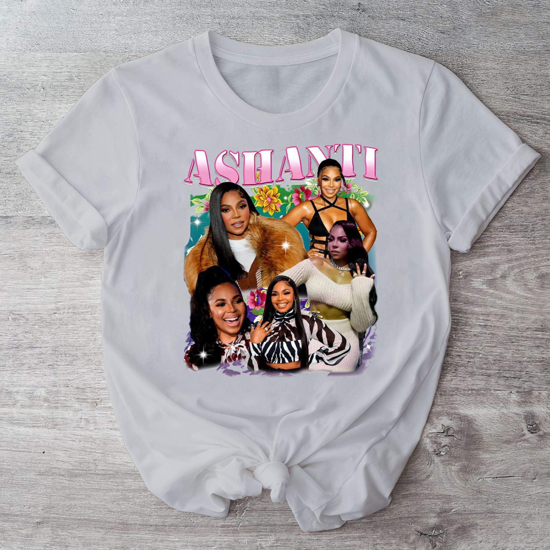 Ashanti , Rap Tshirt , hiphop artist, 90s, rapper, rap tee ,-TH40184 ...