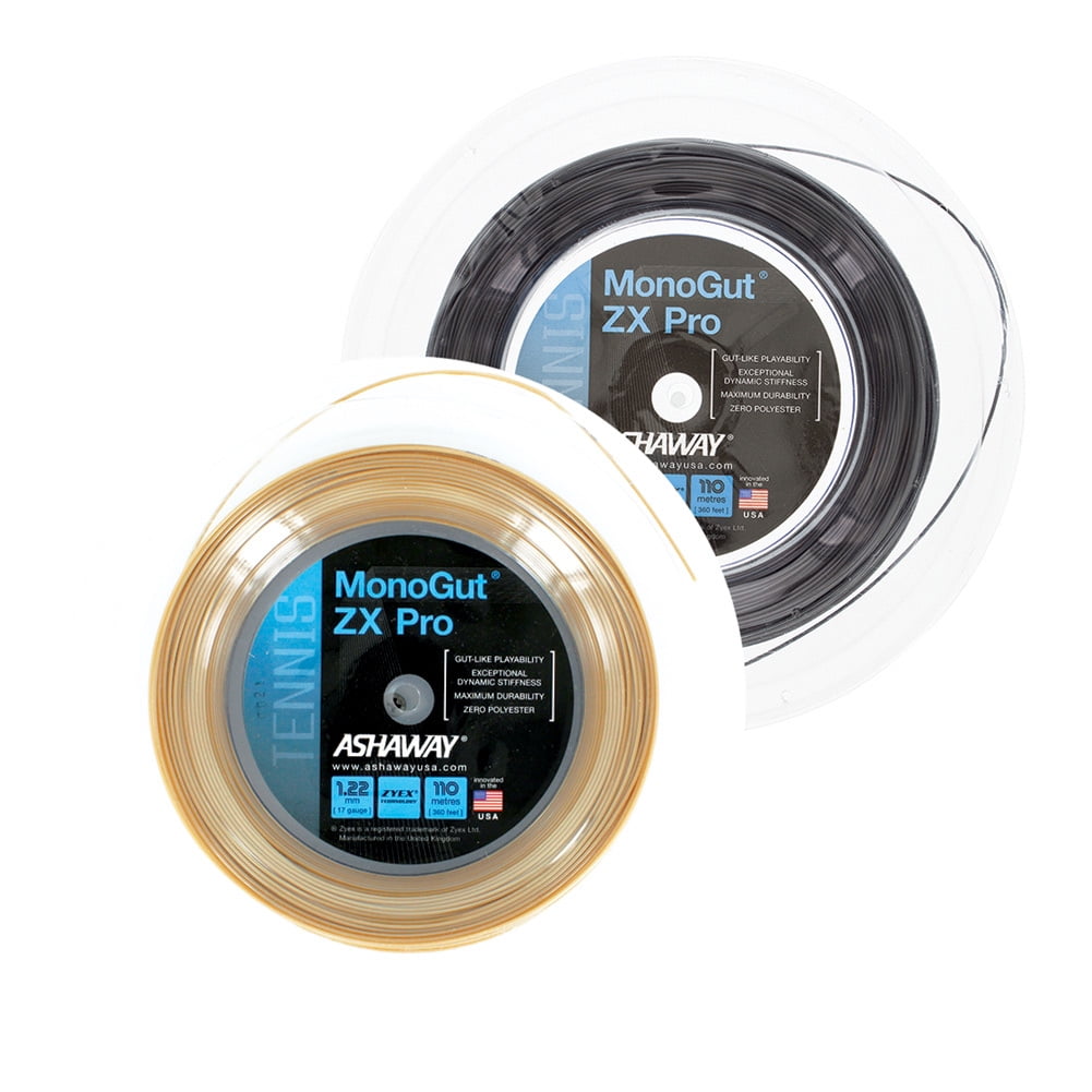 Ashaway Monogut ZX Pro 17 360 Foot Tennis String Reel ( Natural ...