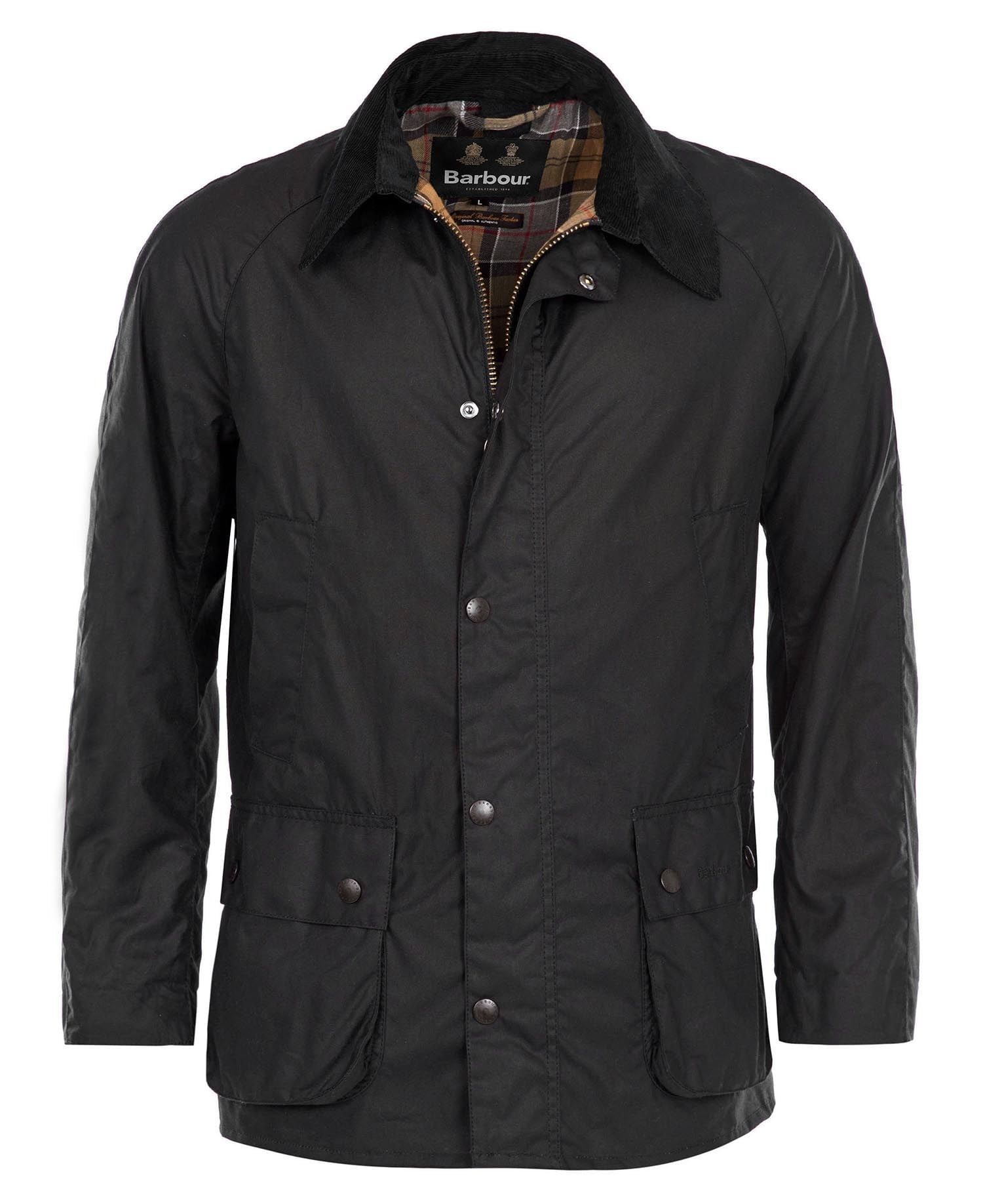 Barbour Ashby Wax Jacket - Navy - Walmart.com