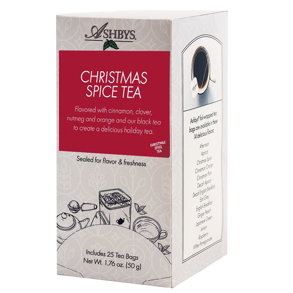 Ashbys Tea Christmas Spice Tea Bags - 25 Count Box - Walmart.com