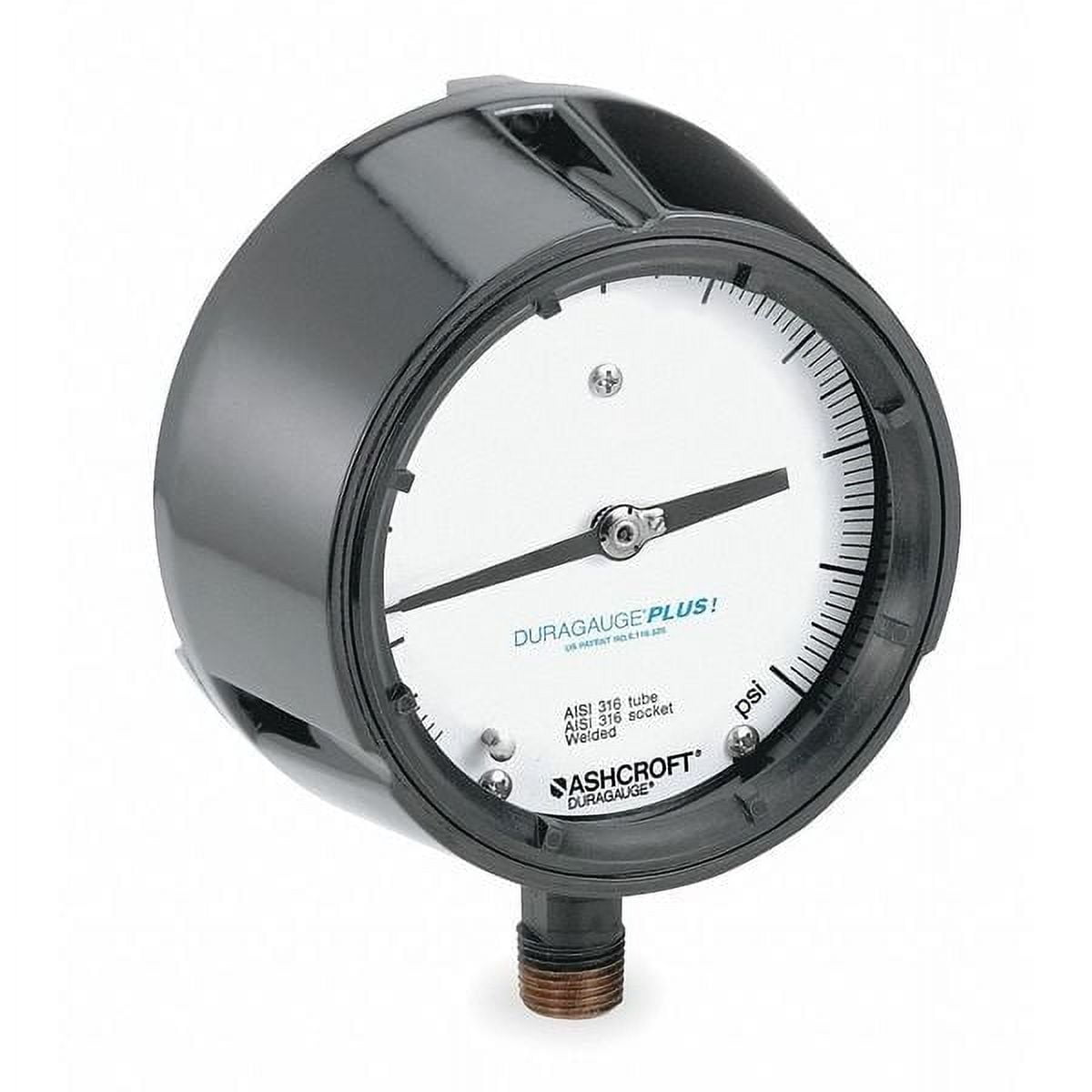 Ashcroft Compound Gauge,30 Hg to 30 psi,4-1/2In 451279SS04LXLLVAC/30 - Walmart.com