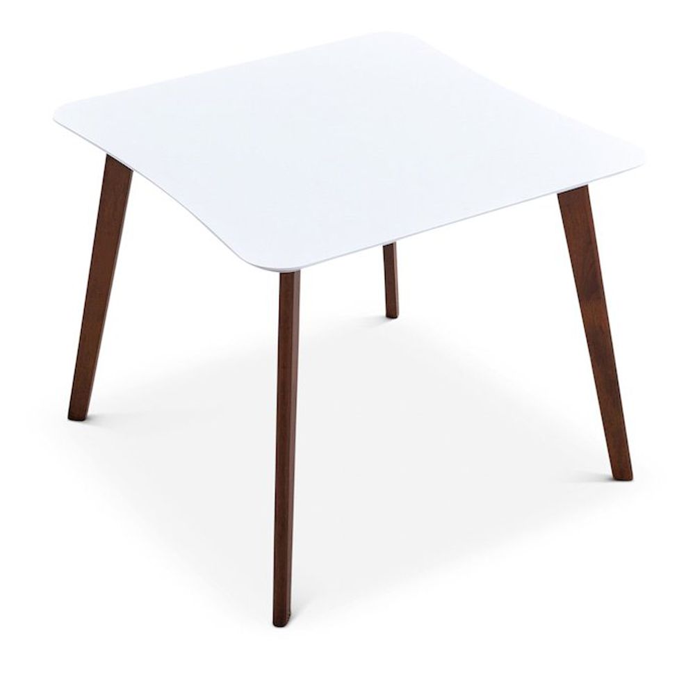 Ashcroft Furniture Benton Modern White Top Dining Table - Walmart.com