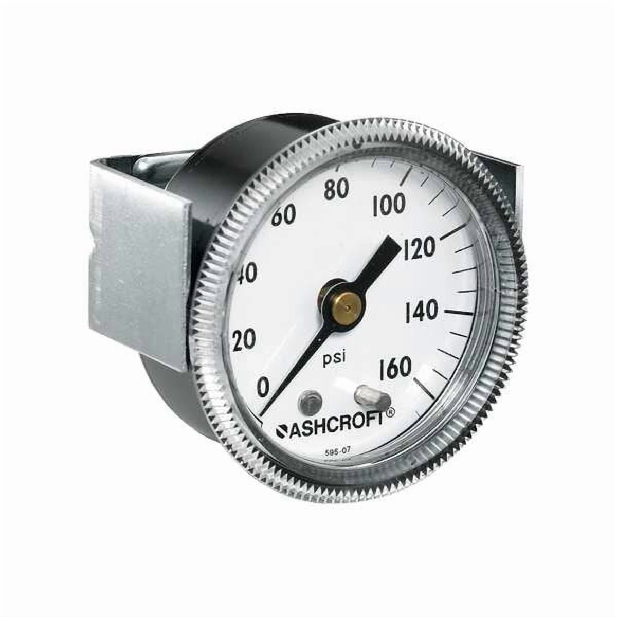 Ashcroft Panel Mount Pressure Gauge 20W1001TH 01B XUCZG 30# - Walmart.com