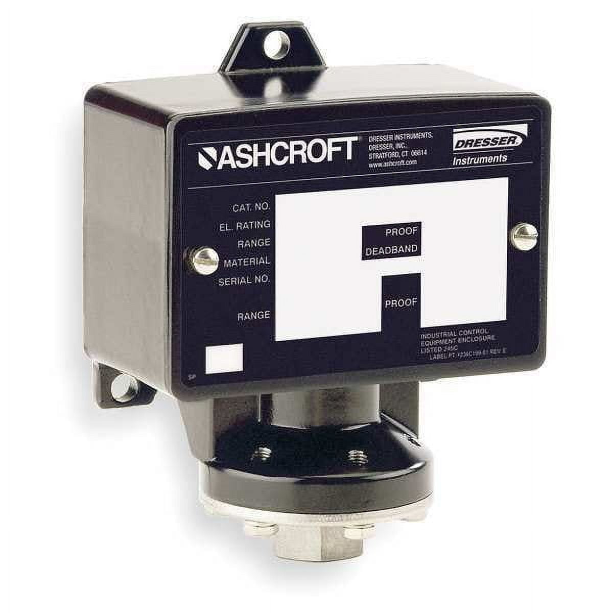 Ashcroft Pressure Switch,Standard,300 to 3000 psi B424BXCYLM3000 ...