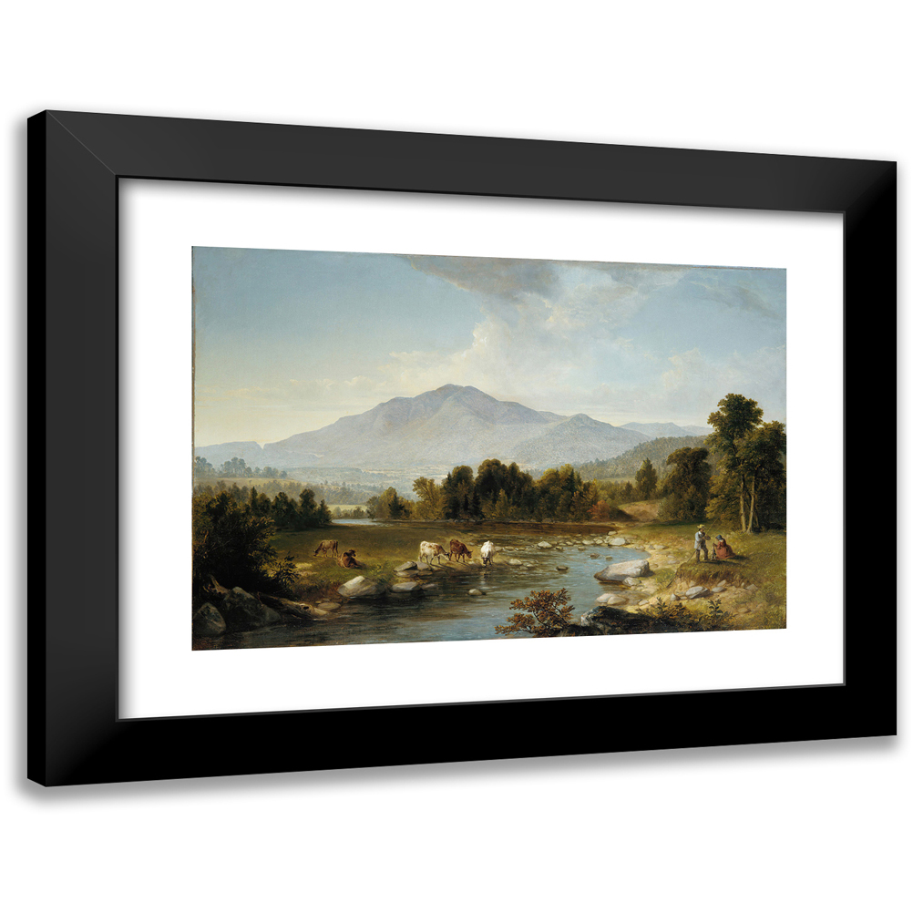 Asher Brown Durand 14x11 Black Modern Framed Museum Art Print Titled ...