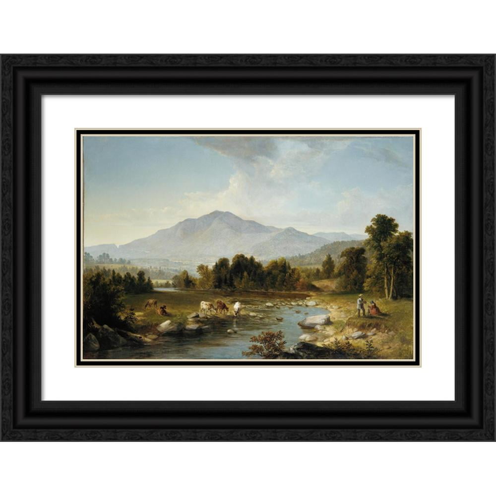 Asher Brown Durand 18x13 Black Ornate Wood Framed Double Matted Museum ...