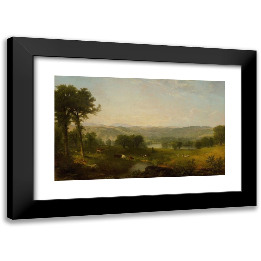 Asher Brown Durand 24x16 Black Modern Framed Museum Art Print Titled ...