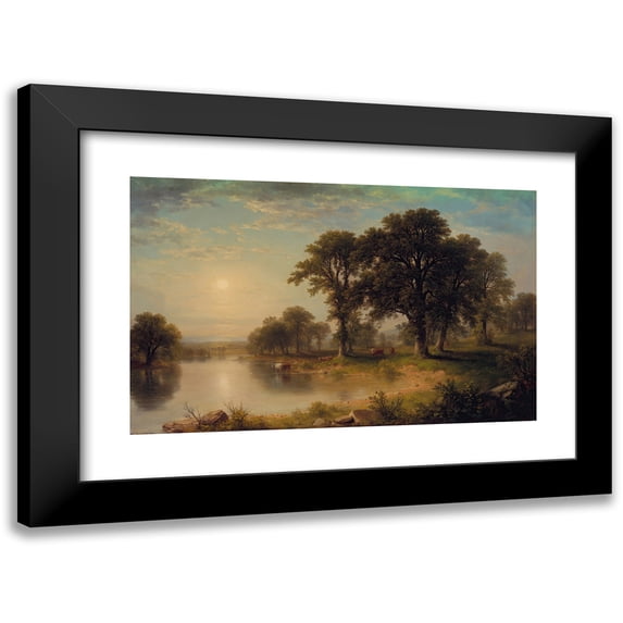 Asher Brown Durand 24x17 Black Modern Framed Museum Art Print Titled ...