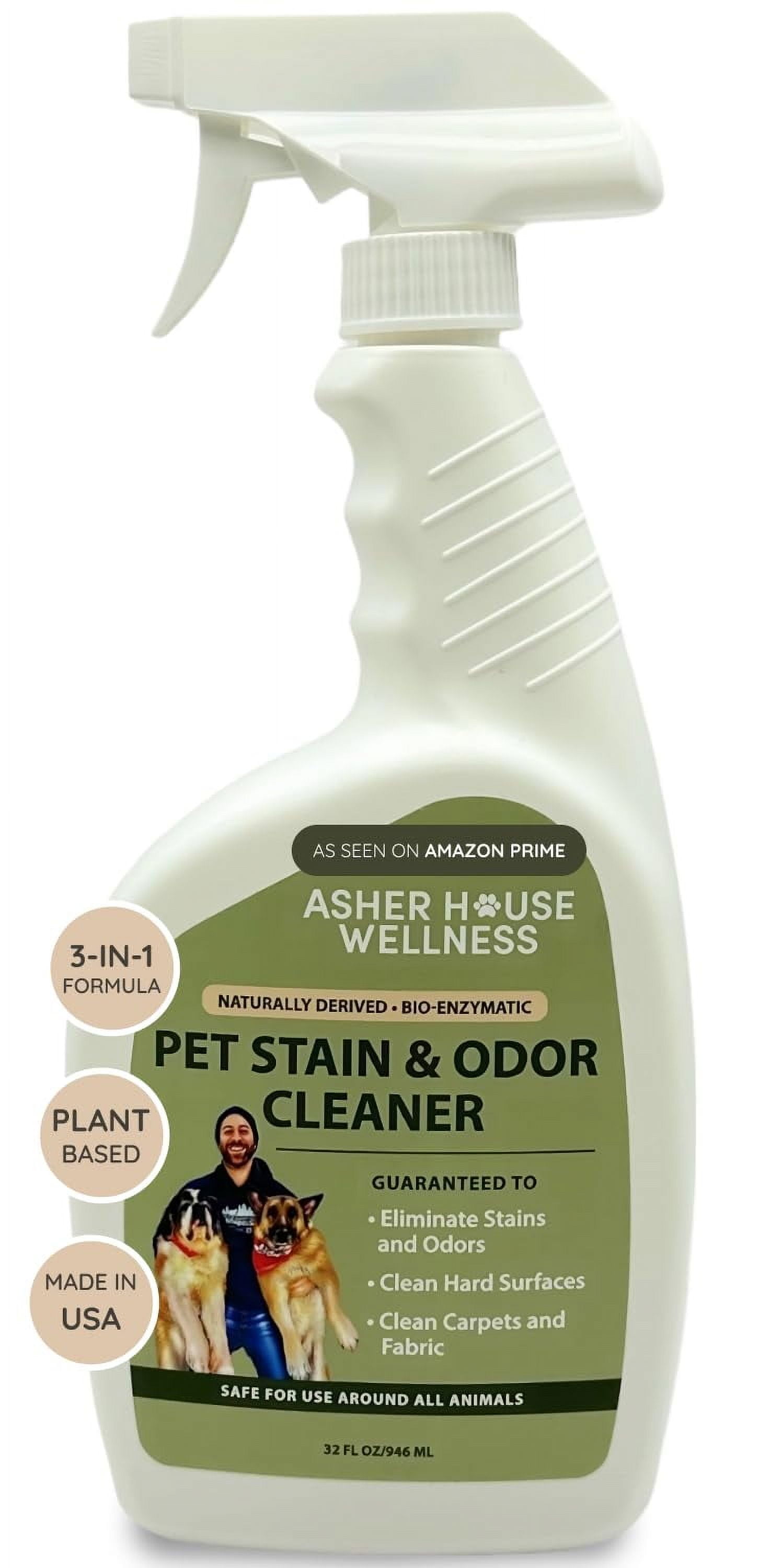 Asher House Wellness Pet Odor Eliminator for Home - Bio-Enzymatic ...