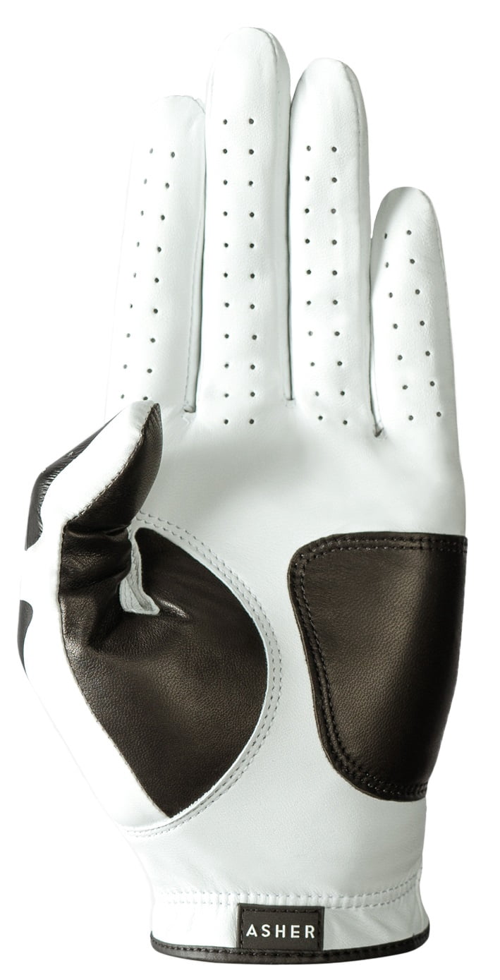 Asher White DeathGrip Premium Golf Glove Men Right Hand Sz Medium Large ...