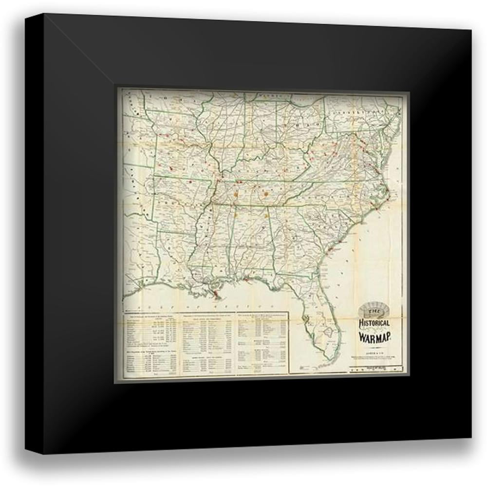 Asher and Company 15x15 Black Modern Framed Museum Art Print Titled ...