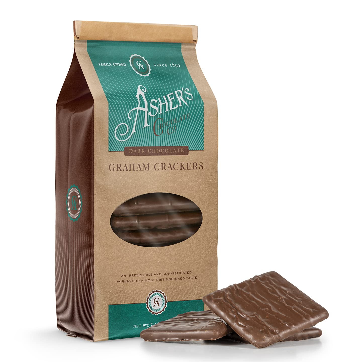 Asher's Chocolates Company, Chocolate YYF14 Covered Graham Crackers ...