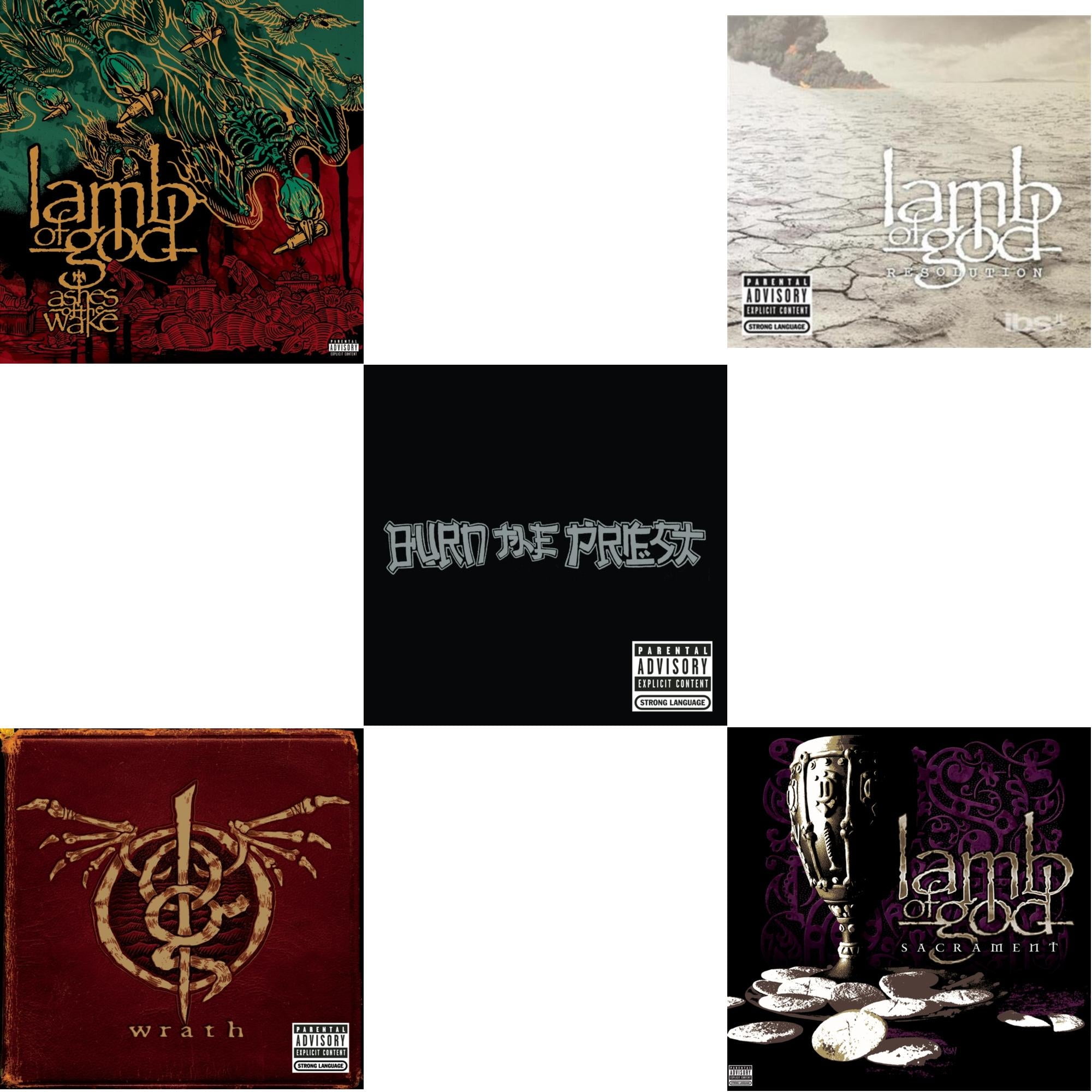 Ashes Of The Wake & Wrath & Burn The Priest & Resolution & Sacrament ...