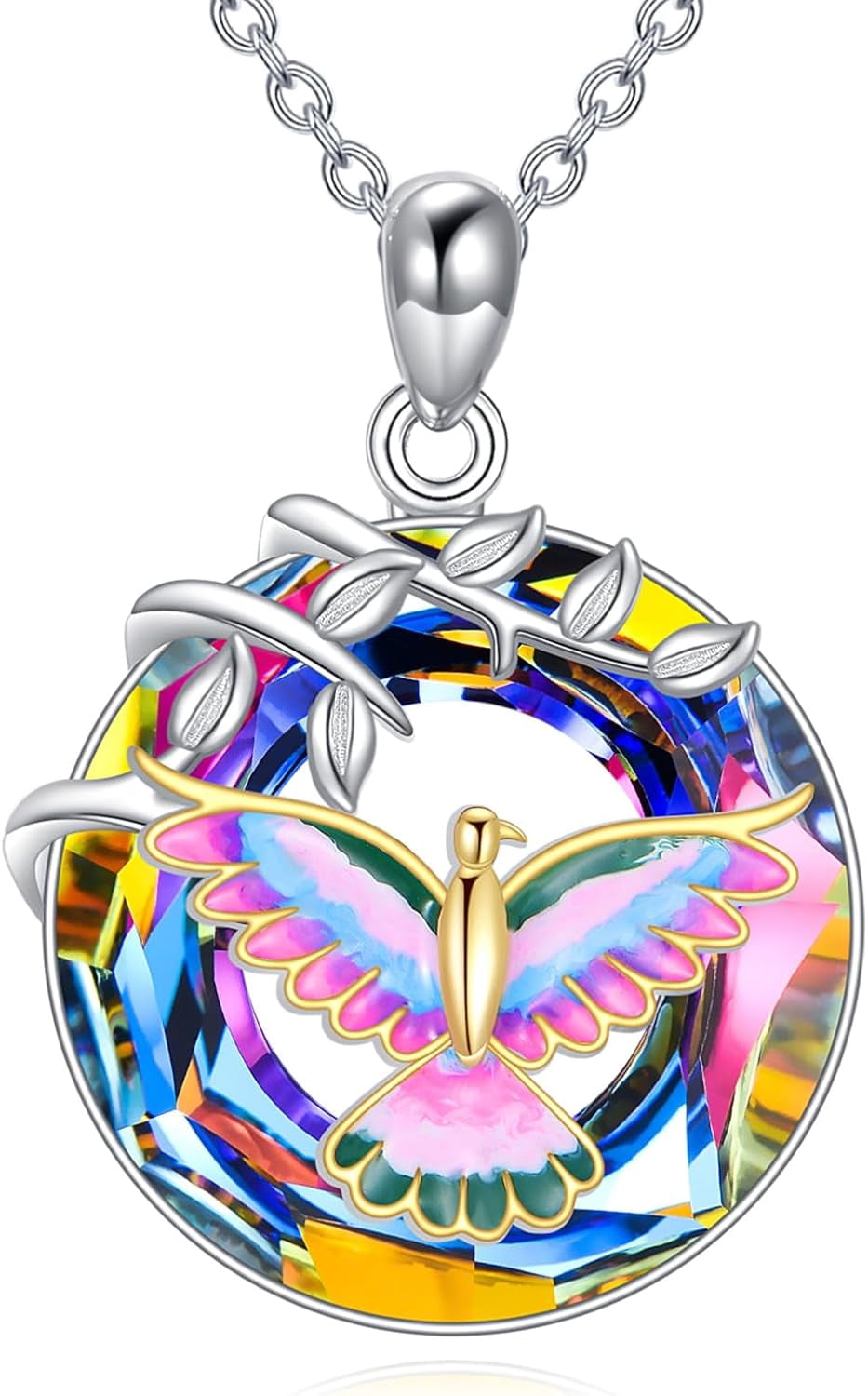From the Ashes Phoenix Necklaces for Women, Gradient colors Plated ...