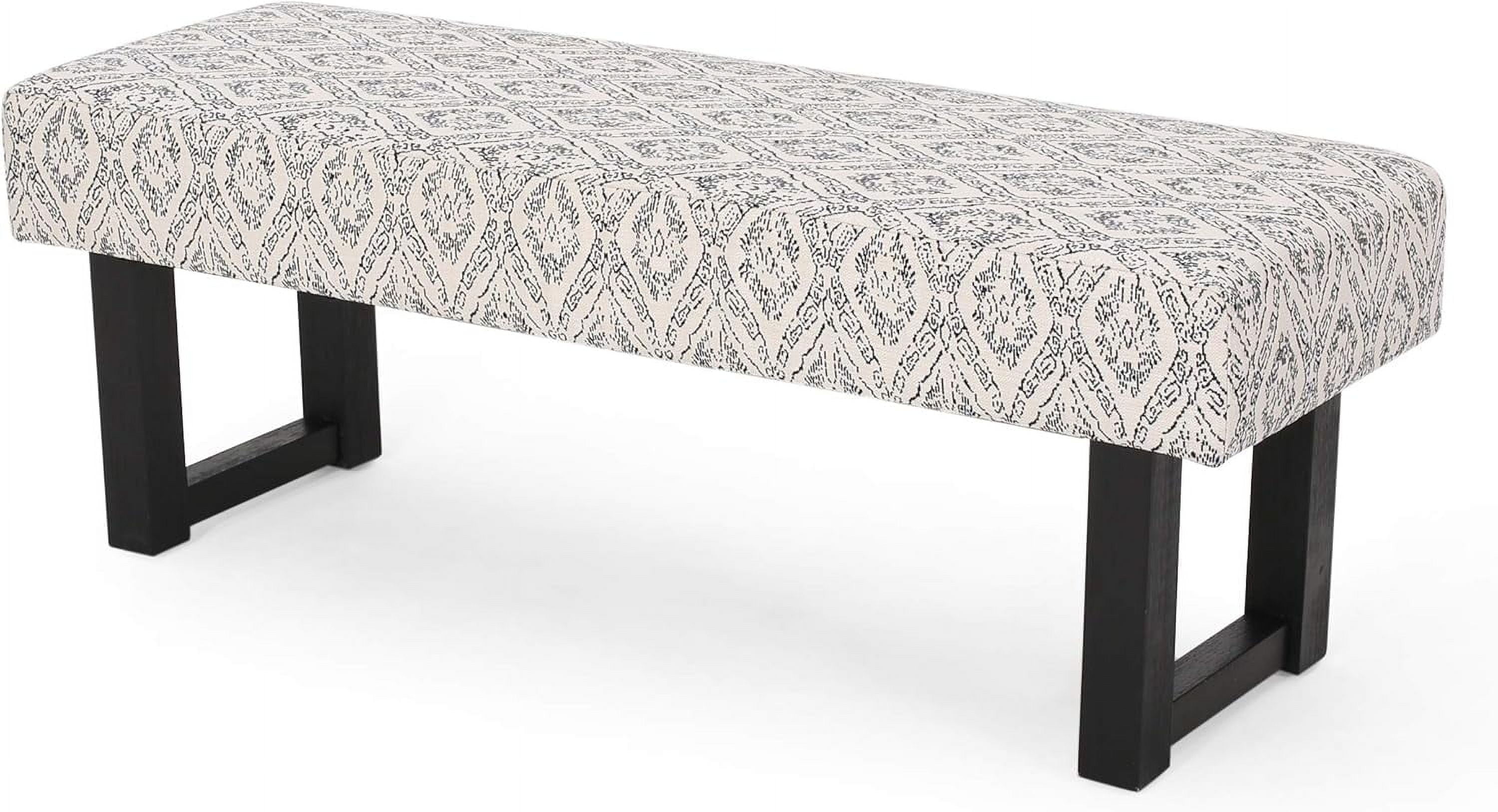 Ashford Boho Fabric Bench Great Deal Furniture Boho Fabric Bench, Black ...