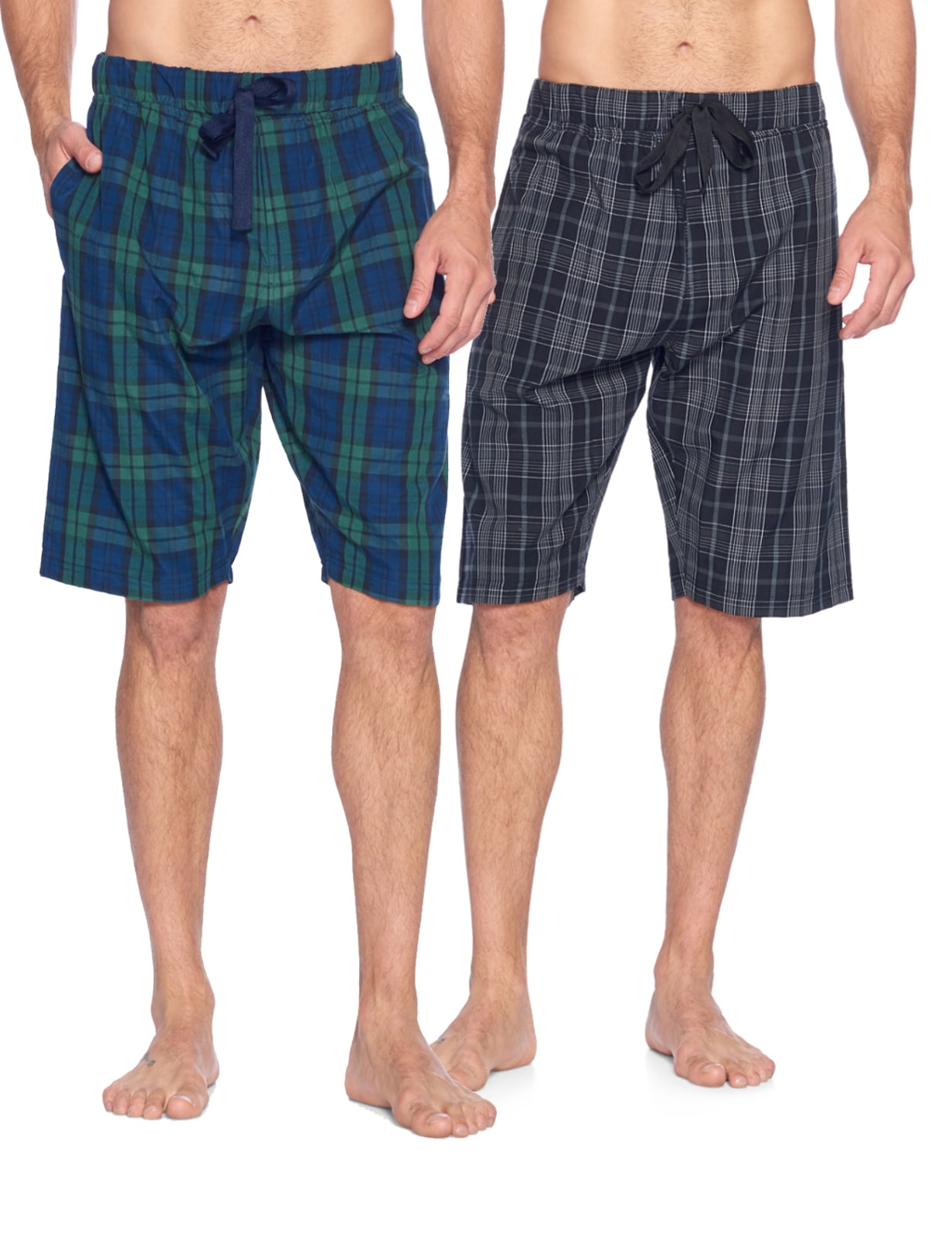 Ashford & Brooks Mens Woven 2 Pack Sleep Shorts Jam - Walmart.com