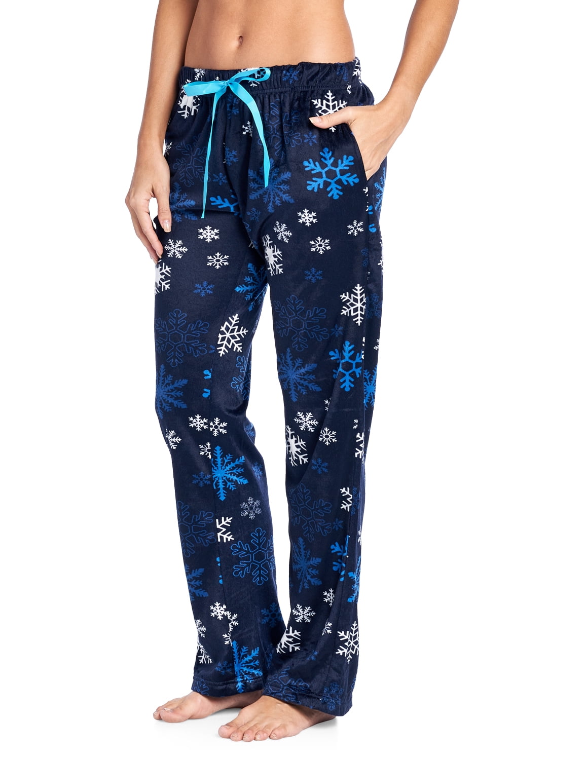 Ashford & Brooks Women's Classic Micro Minky Fleece Pajama Sleep Pants ...
