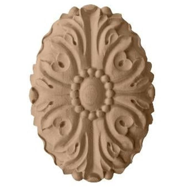 Ashford Oval Rosette - Cherry - 3.5in.W x 4.87in.H x 1in.P - Walmart.com