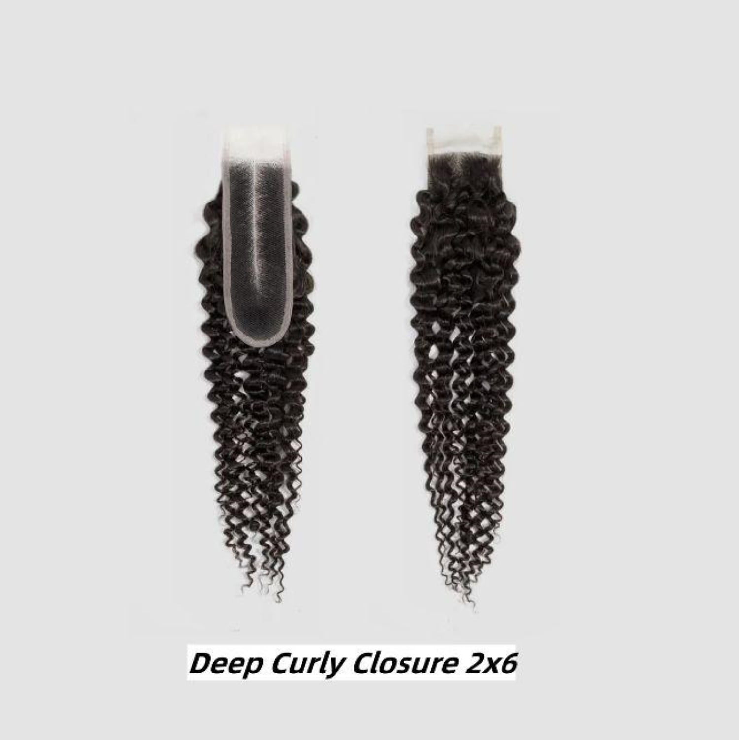ASHINE 2x6 Inch HD Hybrid Lace 100% Human Hair Wig Deep Curly Lace ...