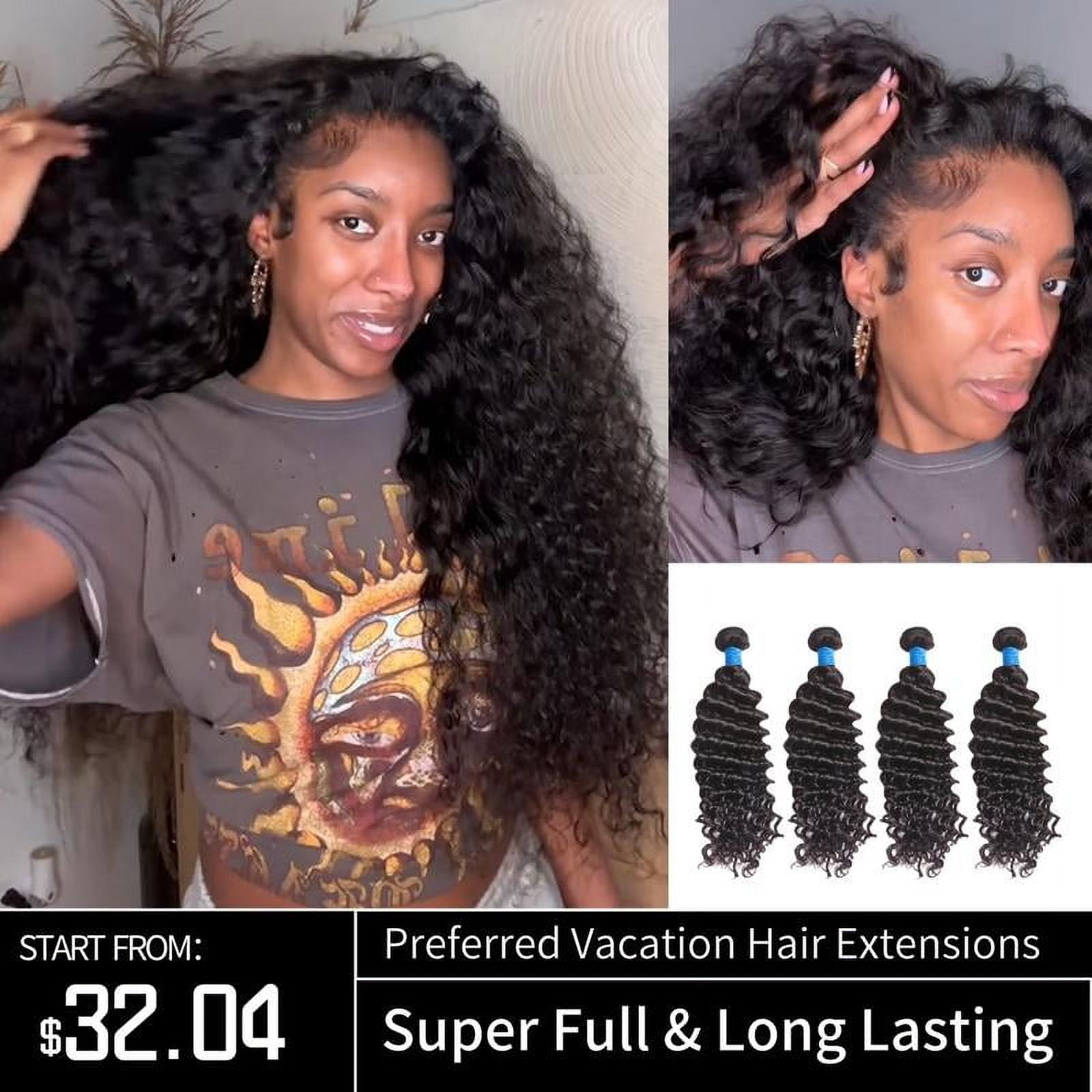 [Ashine] Vacation Hair Salon Quality Brazilian Virgin 100% Human Hair ...