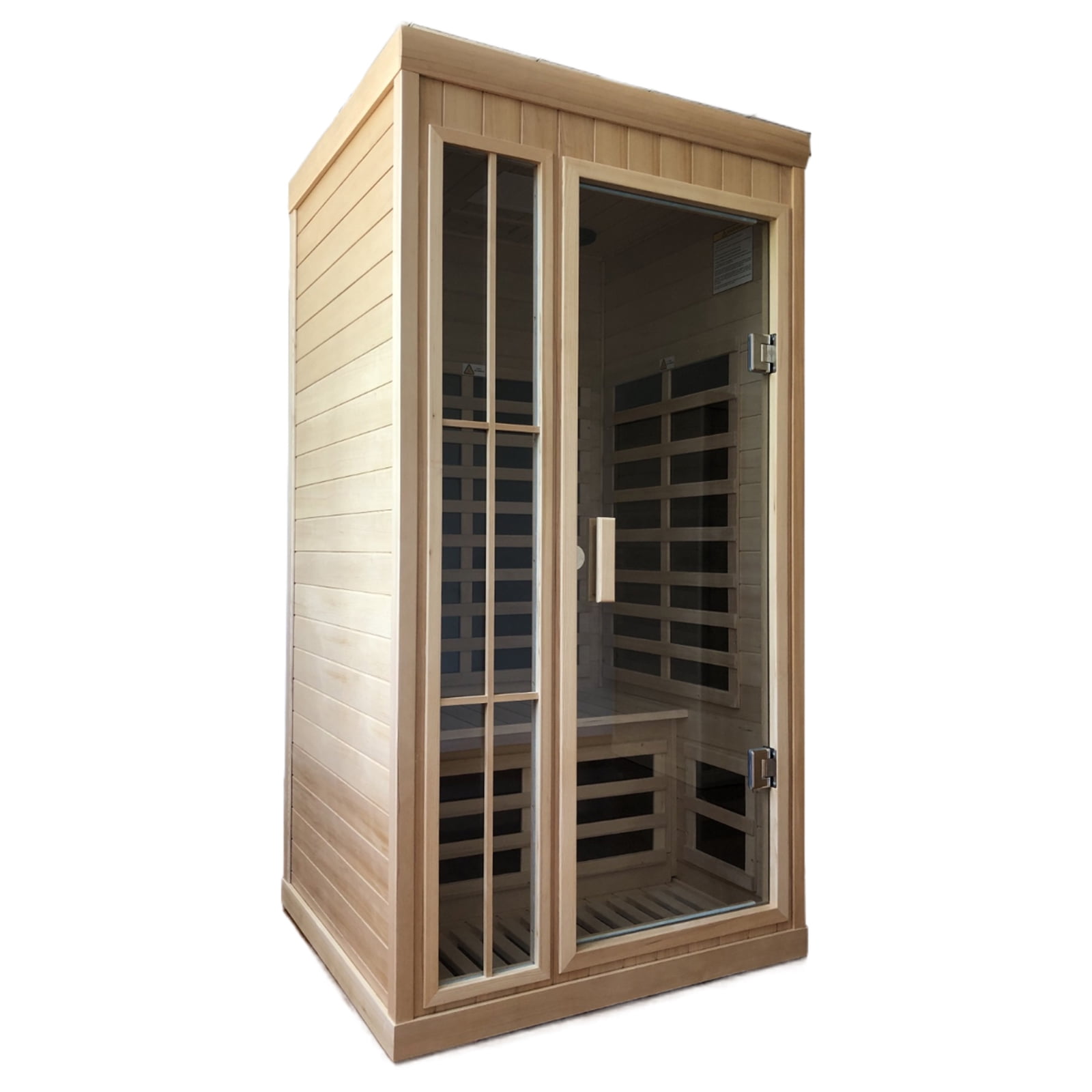 Ashion Far Infrared Saunas For Home 1 Person Hemlock Home Sauna Spa ...