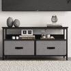 Ada Home Decor Furniture for TVs up to 53" 1 Tier Open Shelf White ...