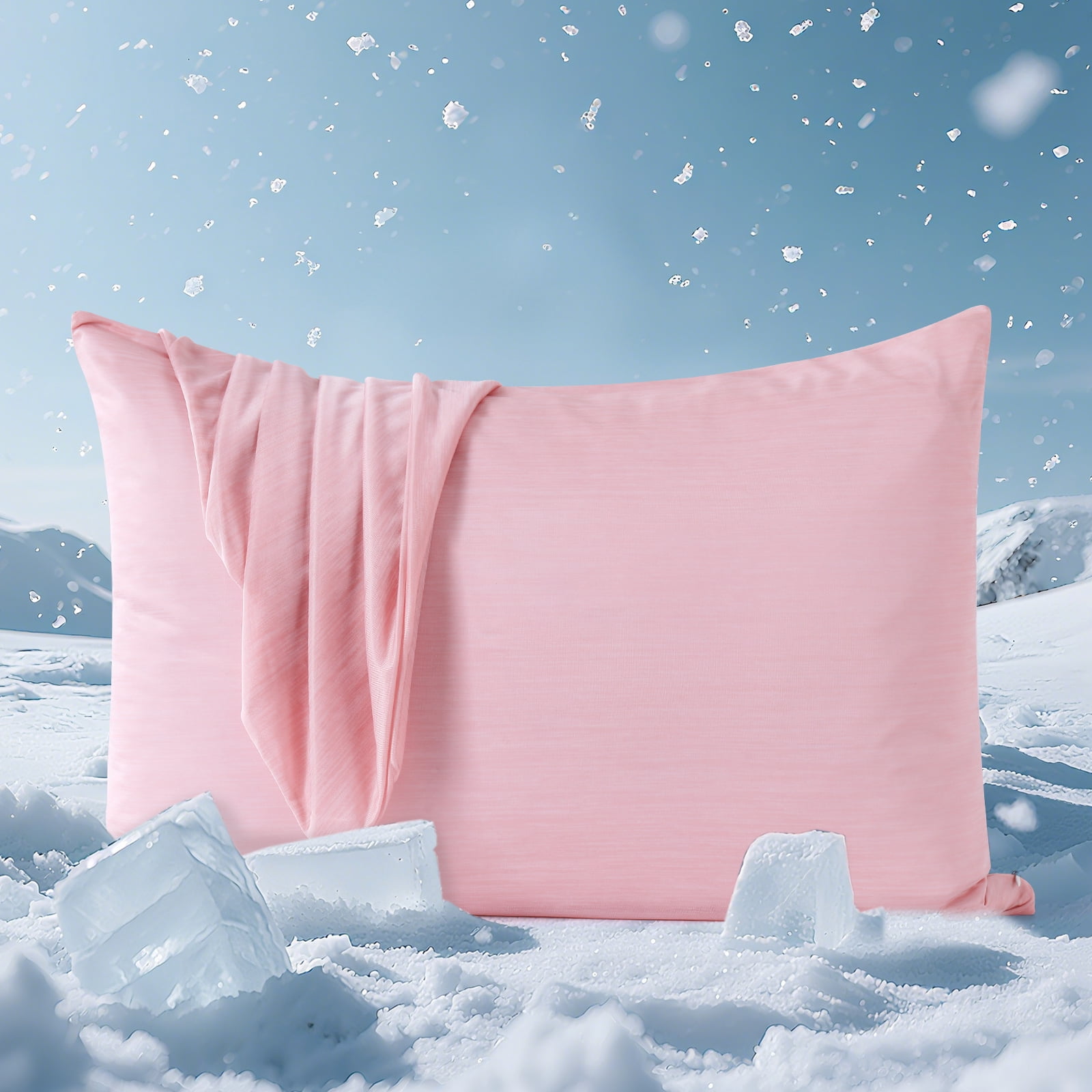 Aship Cooling Pilowcase, 2 Pack Summer Pillowcase with Japanese Arc ...