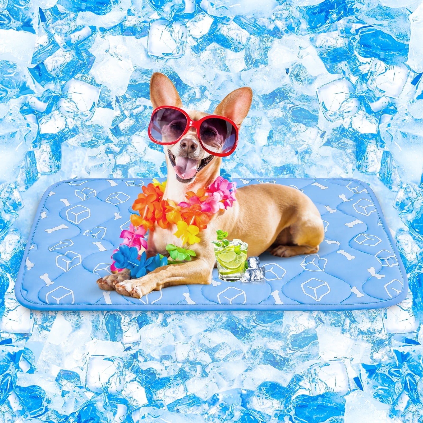 Aship Upgrade Dog Cooling Mat,20"x30"Thicken Cooling Pad for Dog ...