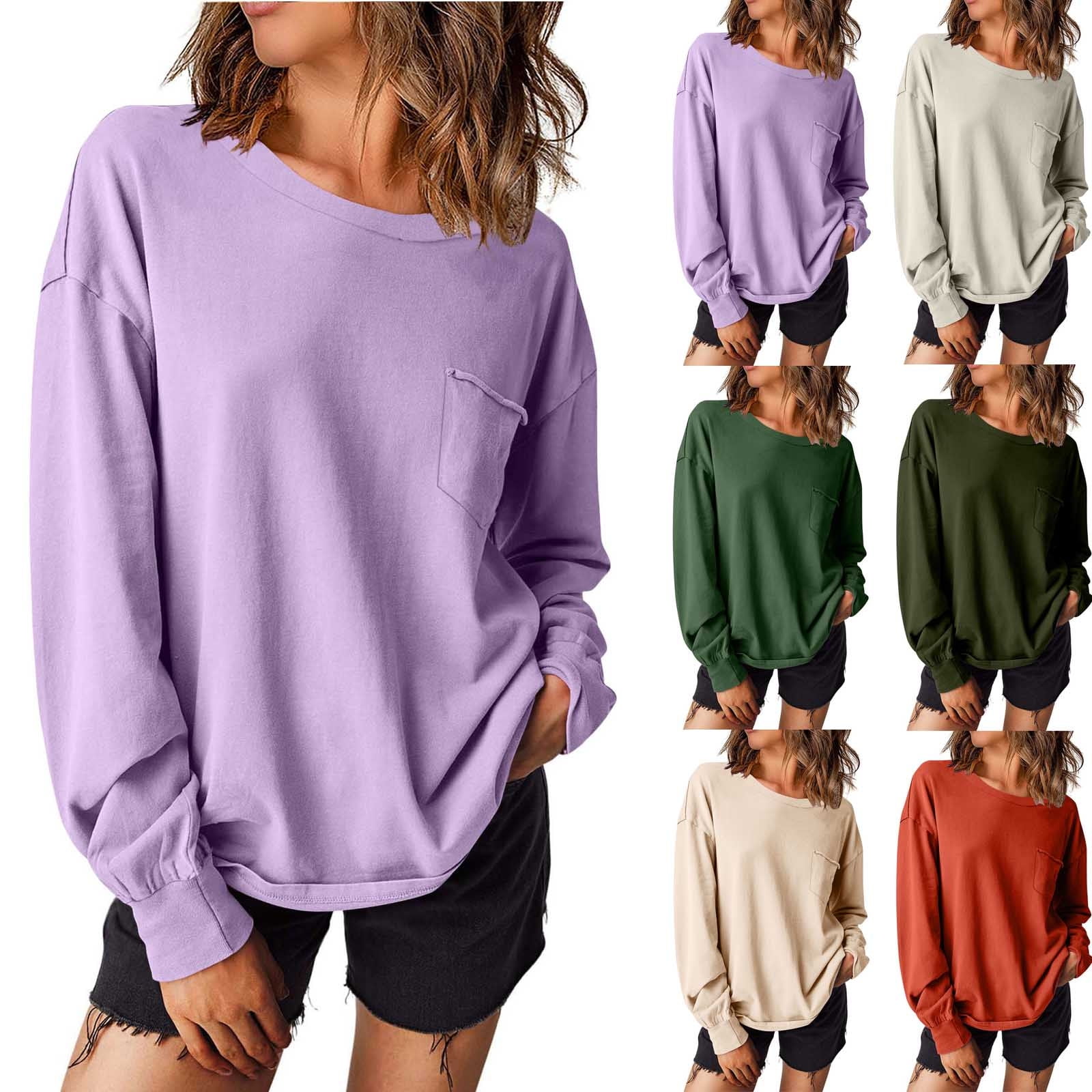 Ashirexll Crewneck Sweatshirts Women, Fall Sweatshirts for Women ...