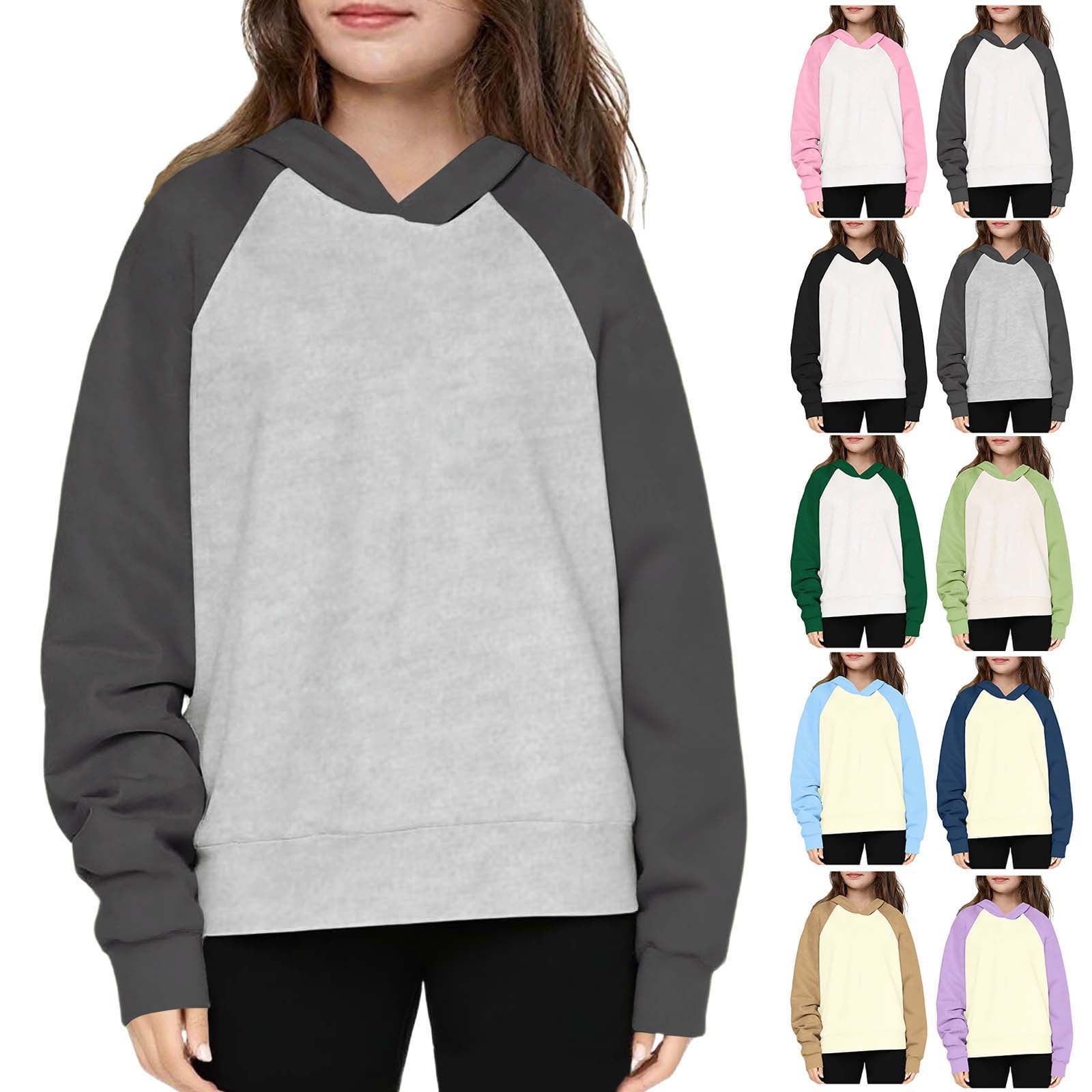 Ashirexll Girls Hoodies Pullover Girls Long Sleeve Shirts Girls ...