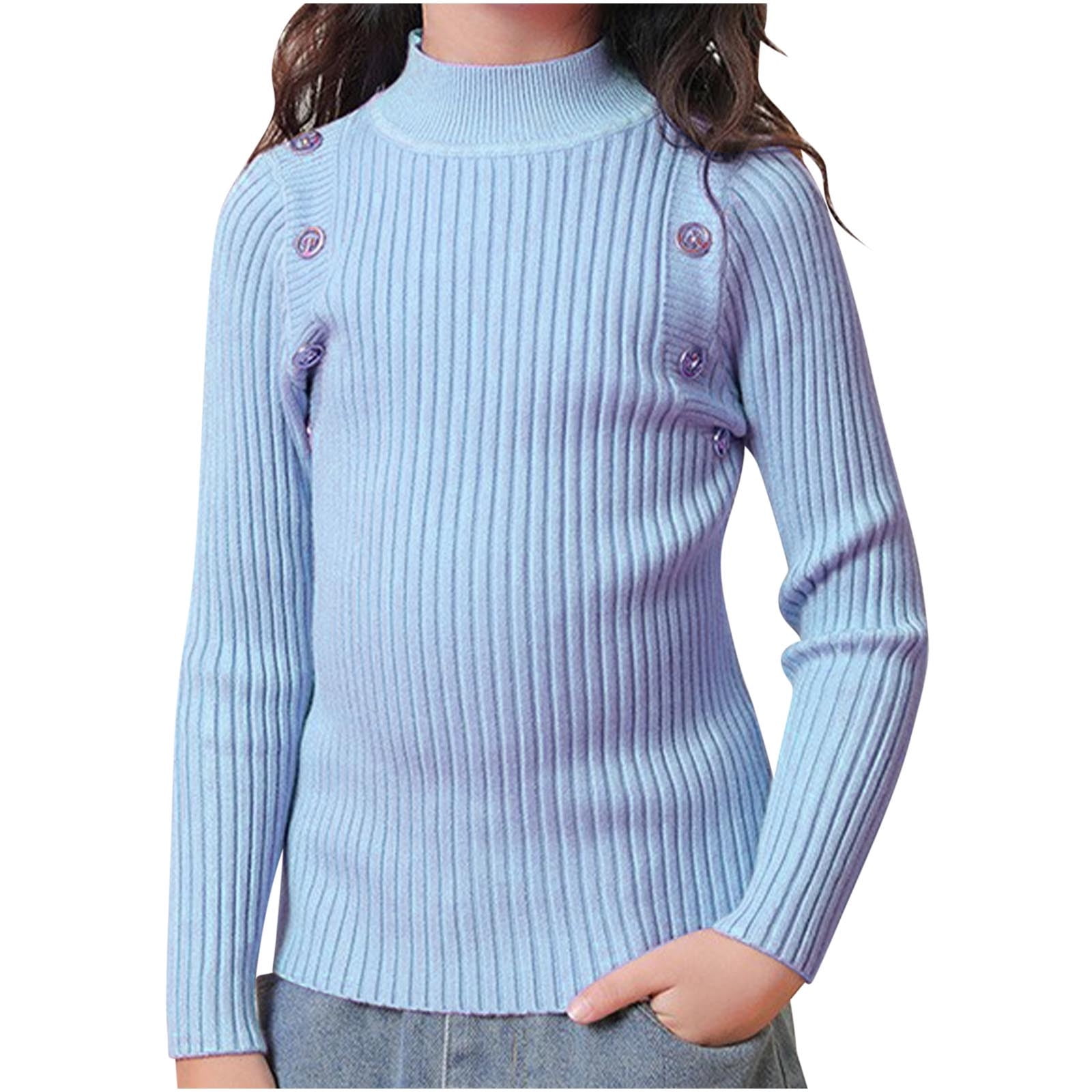 Ashirexll Girls Long Sleeve Shirts, Fall Shirts, 3-14 Years Girls ...